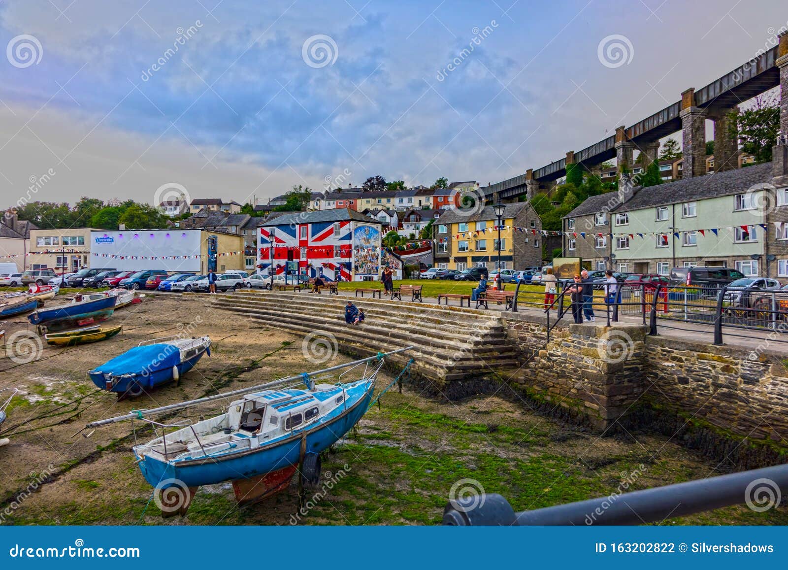 Beautiful Cornish Seascape from Saltash Editorial Photography - Image ...