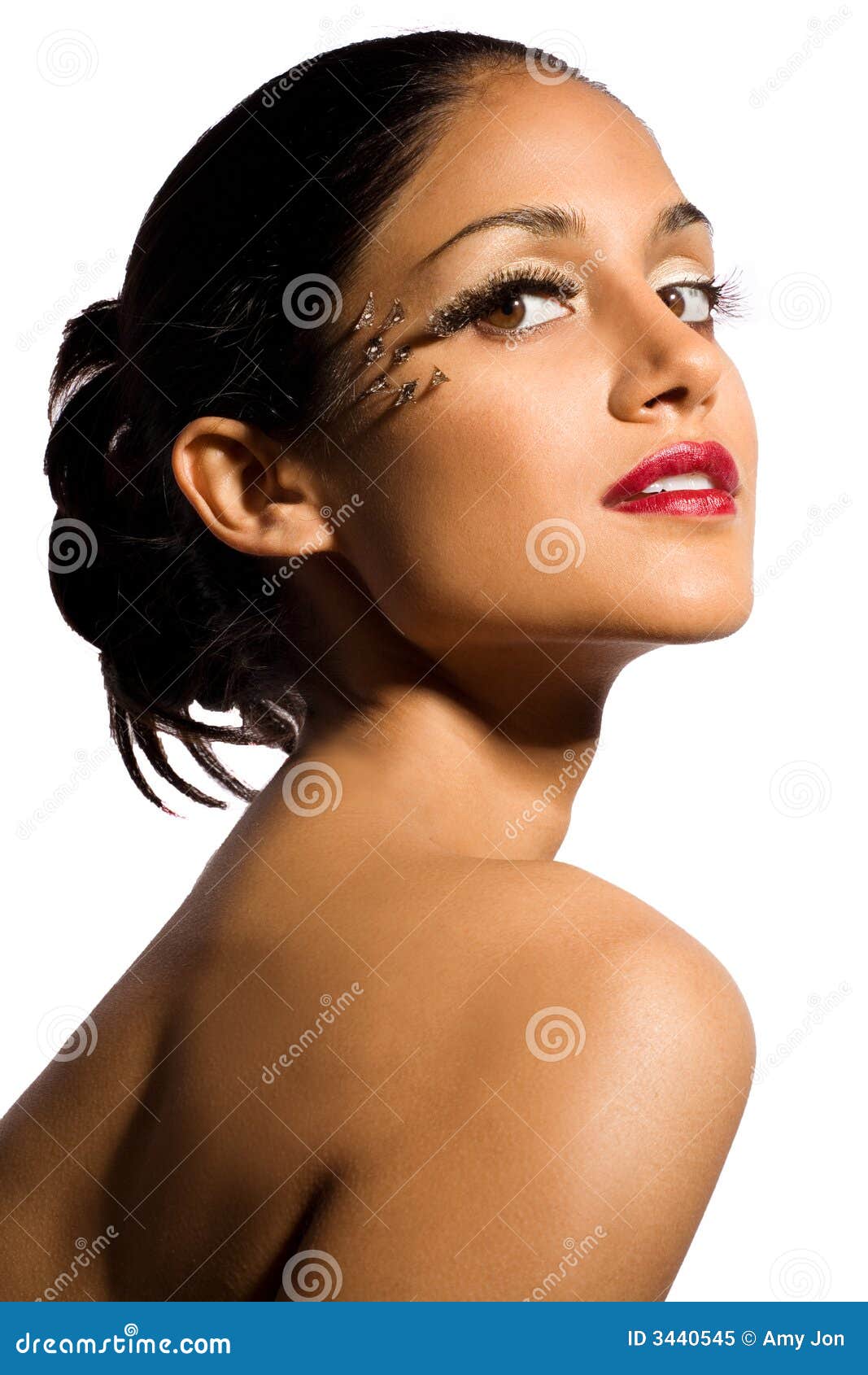 Beautiful Cosmetics Model stock image. Image of miss, elegance - 3440545