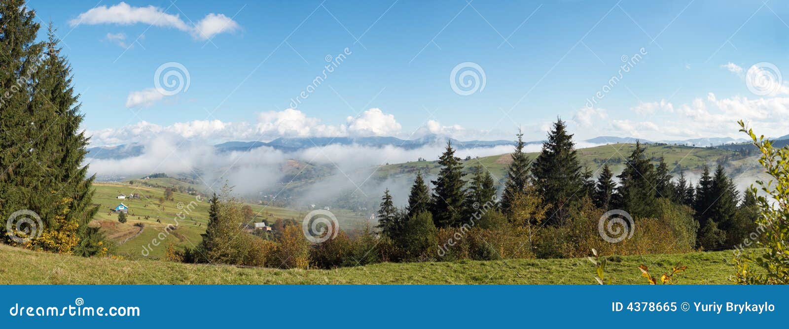 Beautiful country morning stock image. Image of leaf, hill - 4378665