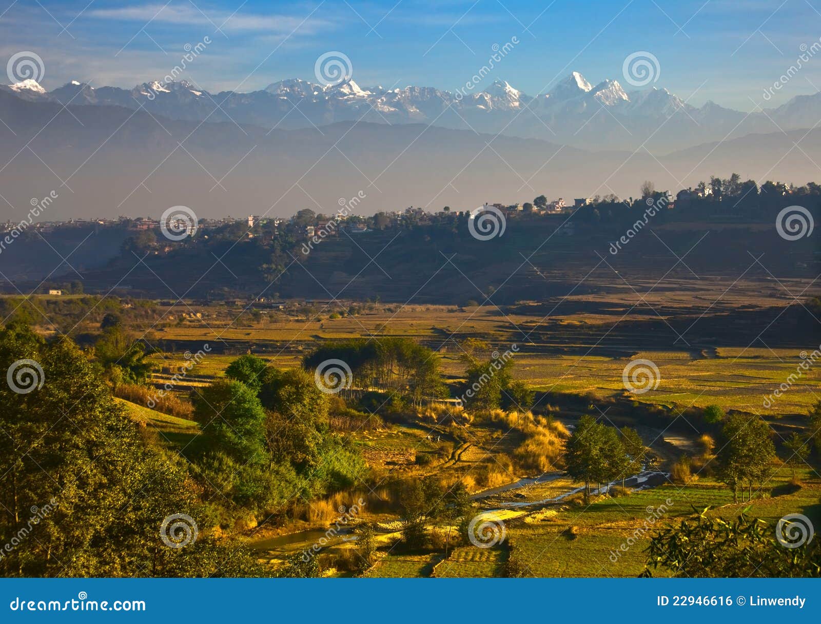 The beautiful countryside stock photo. Image of sunrise - 22946616