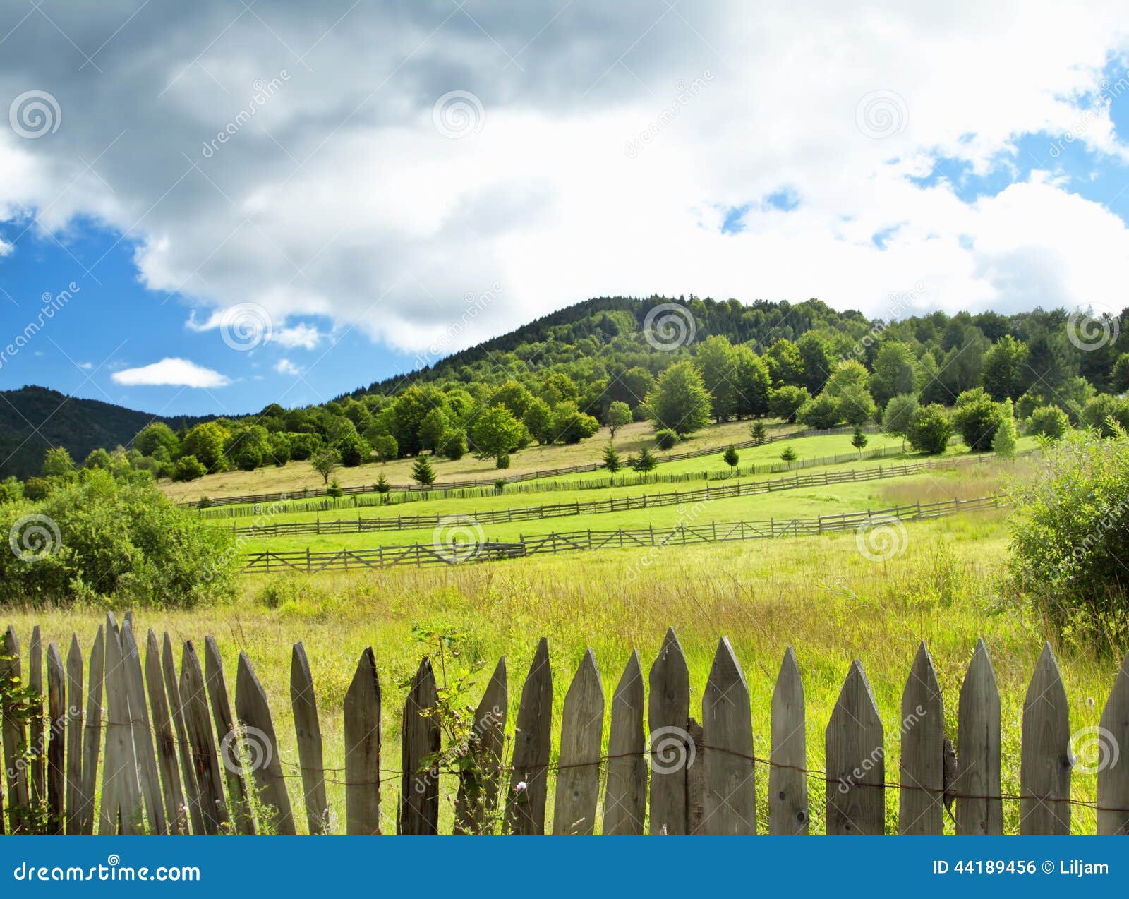 Beautiful Countryside Landscape Stock Photo - Image of colorful ...