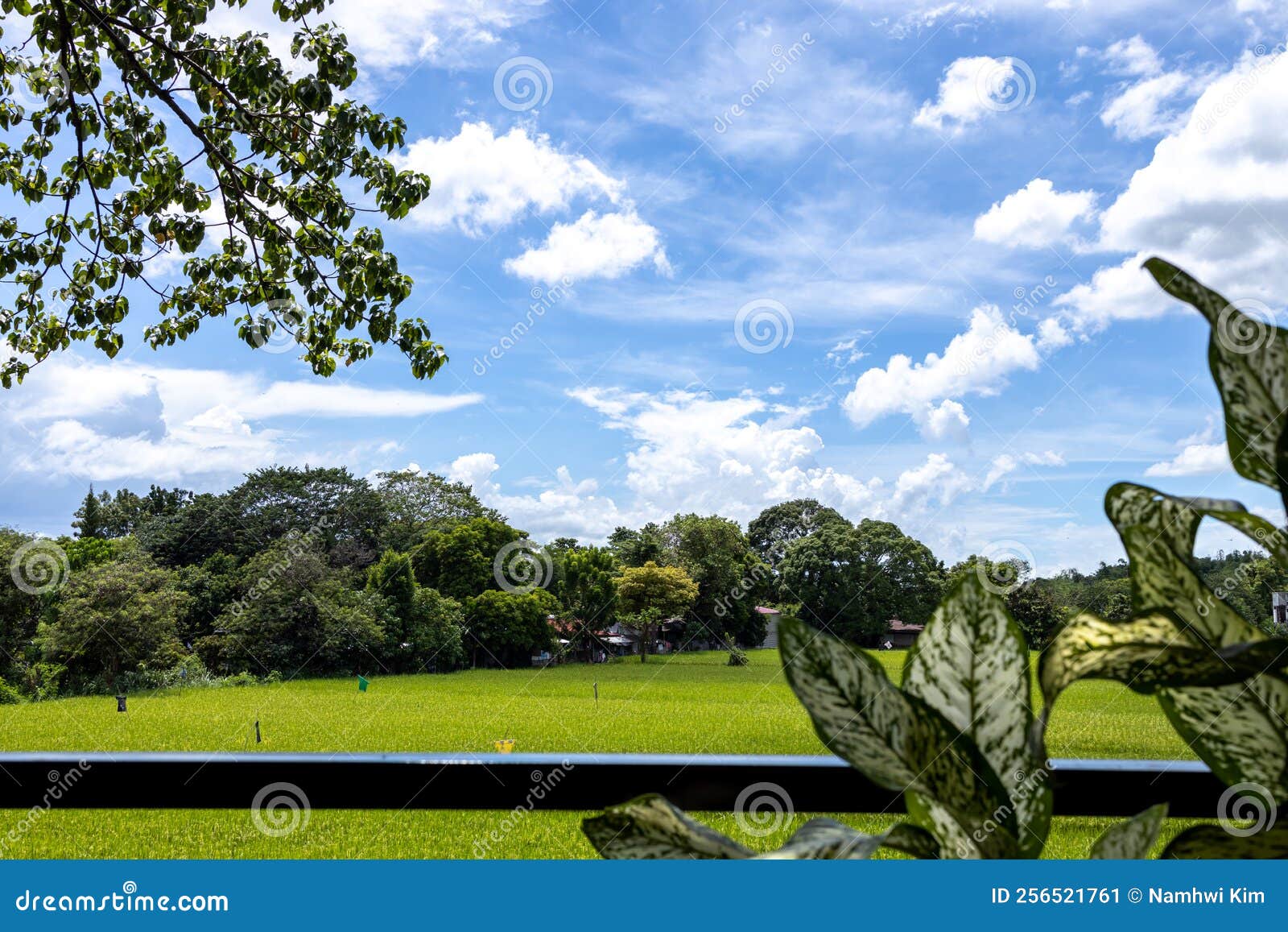 Beautiful Countryside Landscape View at the Philippines Stock Image ...