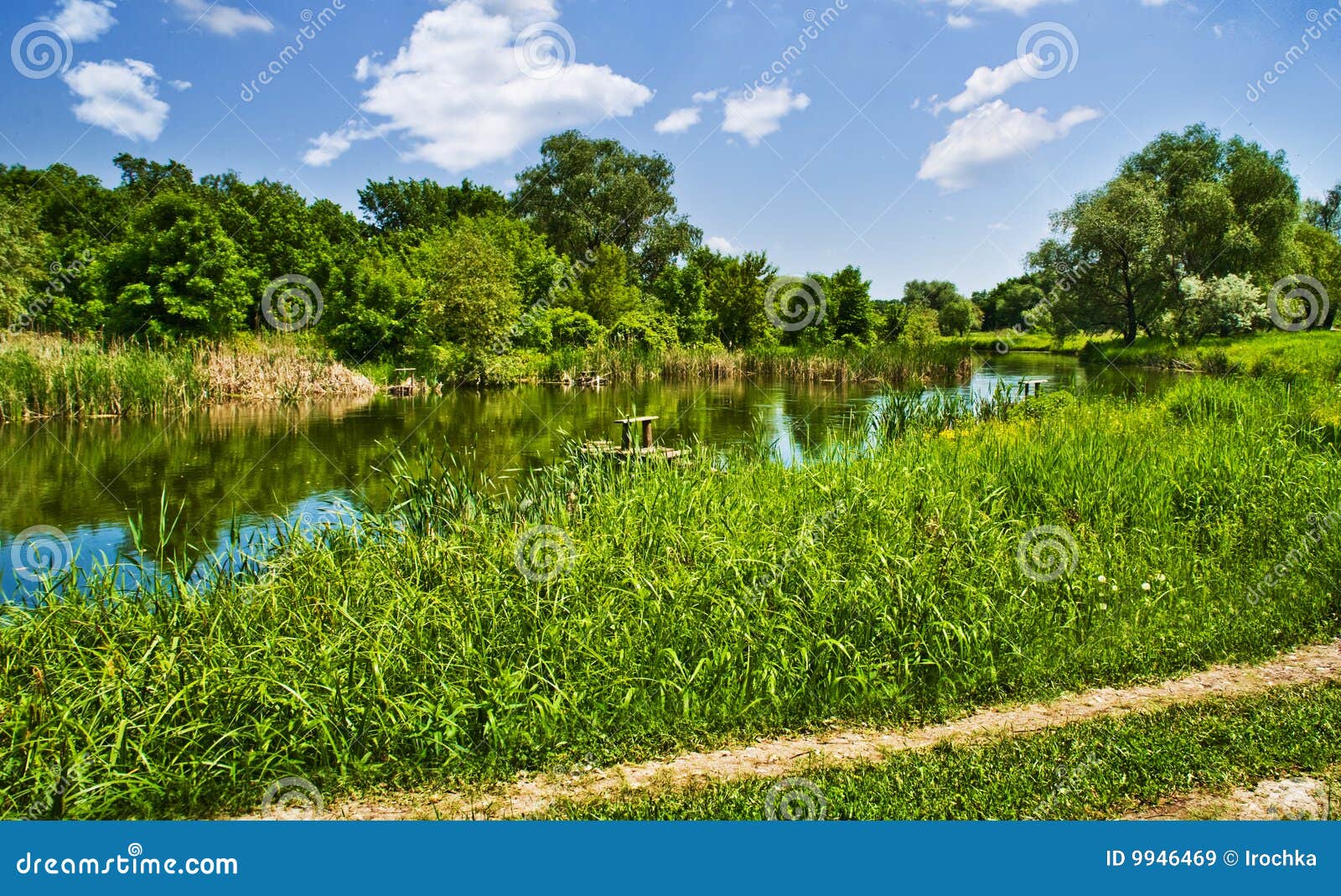 Beautiful Countryside Scene Stock Image - Image of greenery, beautiful ...