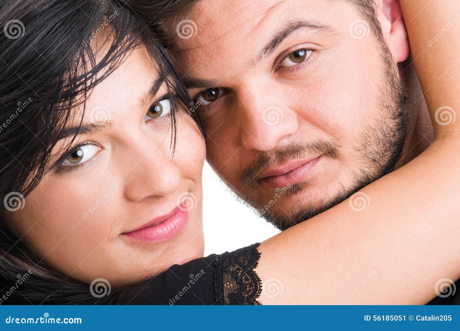 Beautiful Couple Face To Face Stock Image - Image of intimate, concept ...