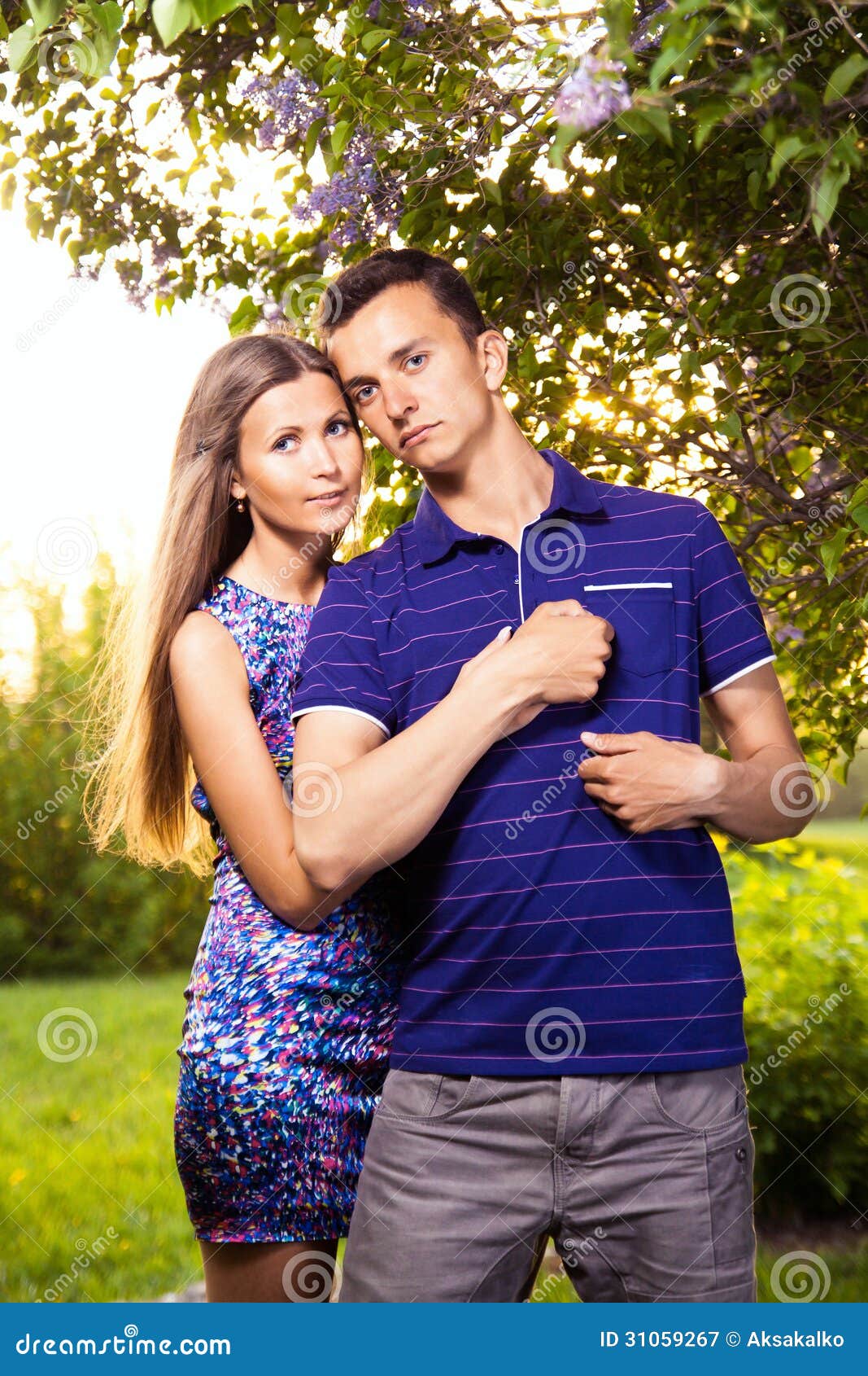 Beautiful couple in love stock image. Image of home, female - 31059267