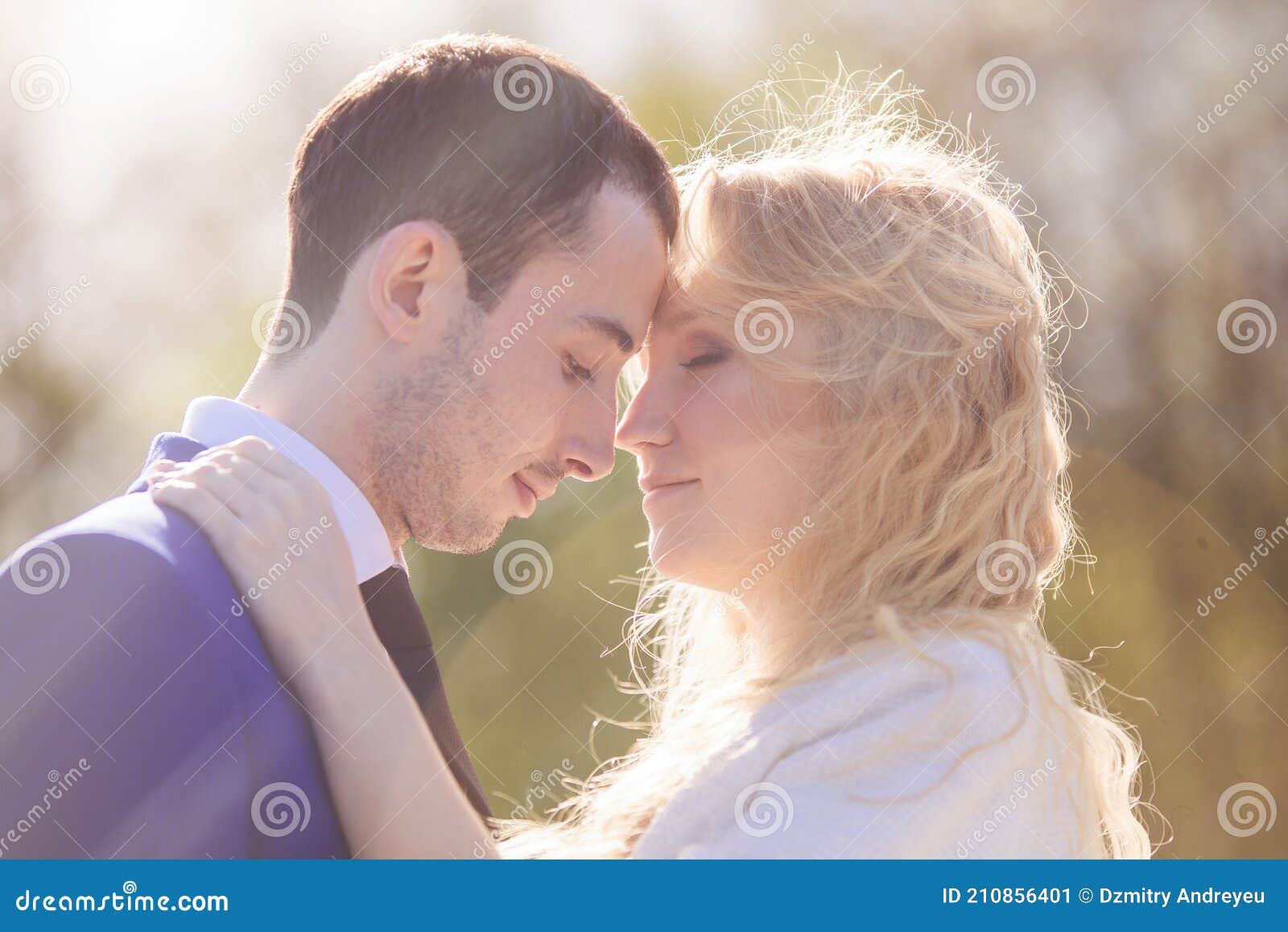 Beautiful couple romancing stock image. Image of love - 210856401