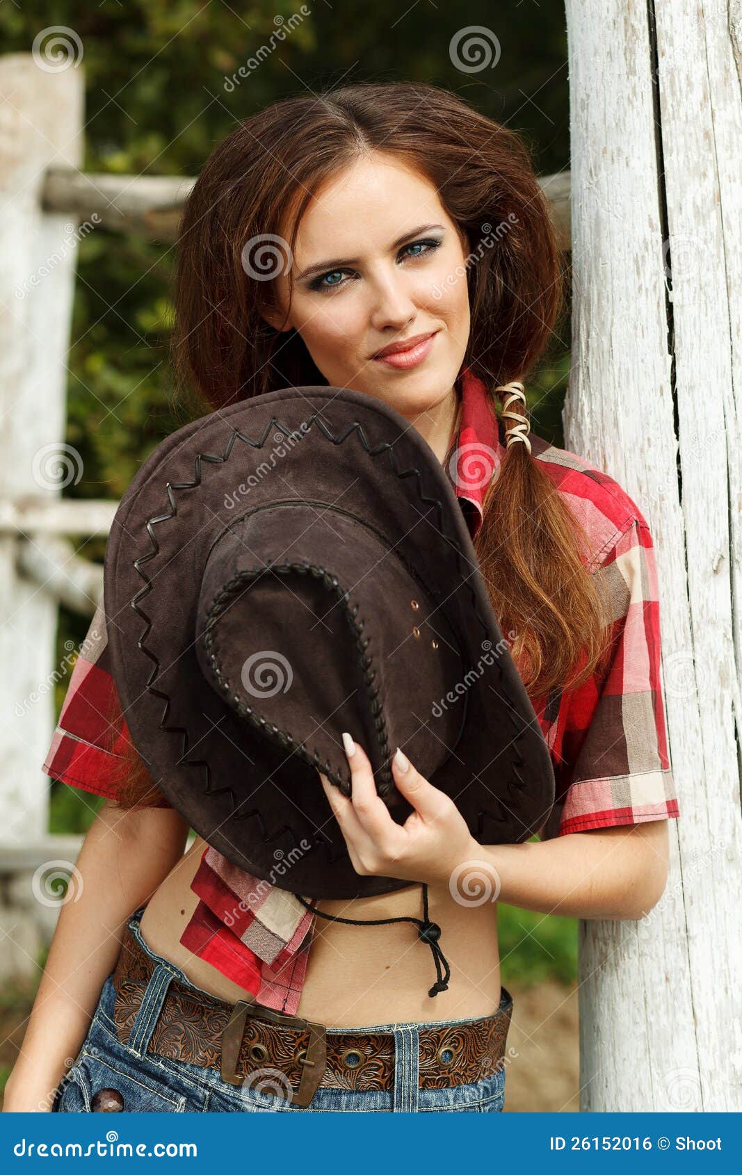 Beautiful Cowgirl Royalty Free Stock Image - Image: 26152016