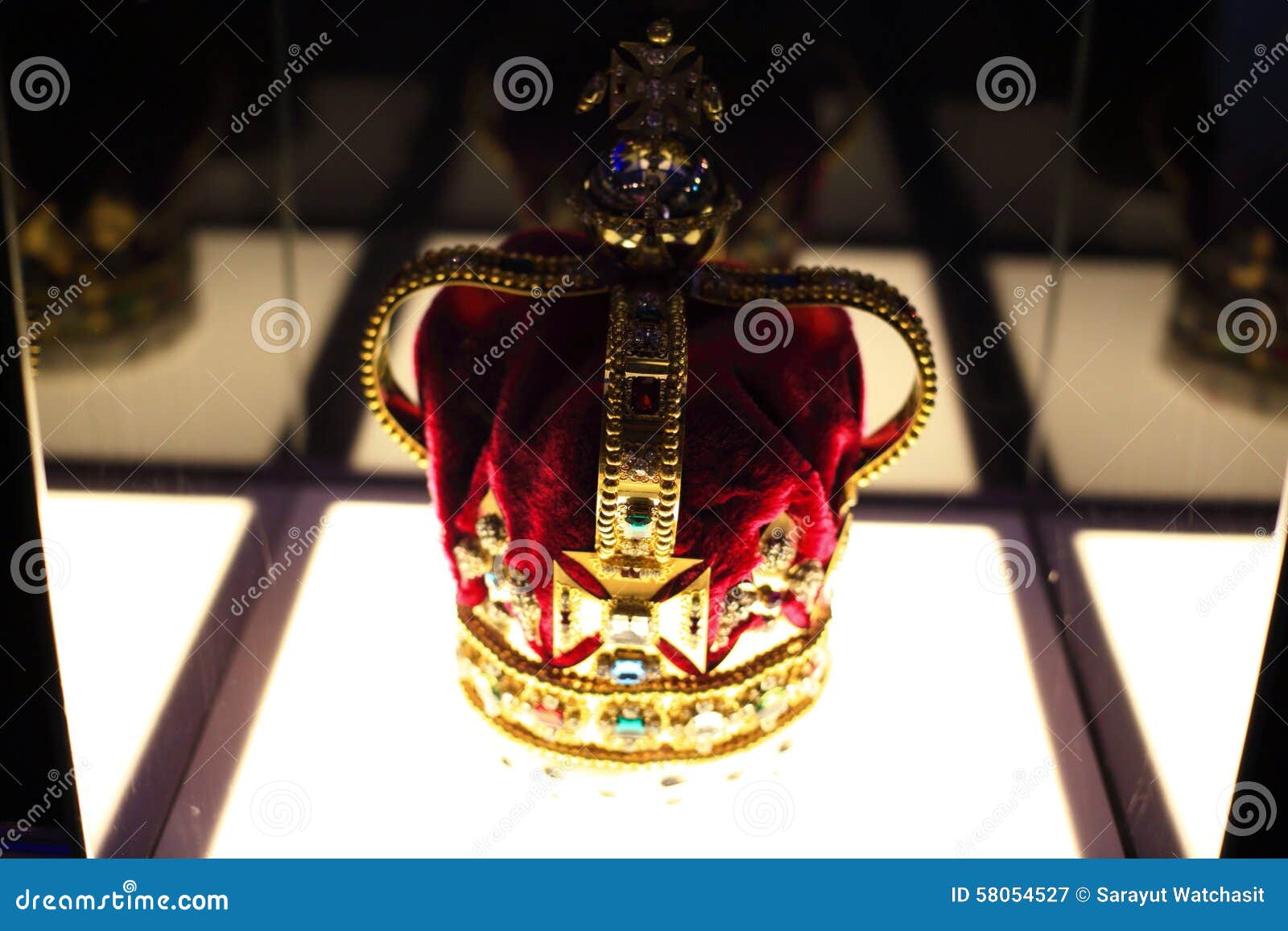 Beautiful crown stock image. Image of beautiful, gemstone - 58054527