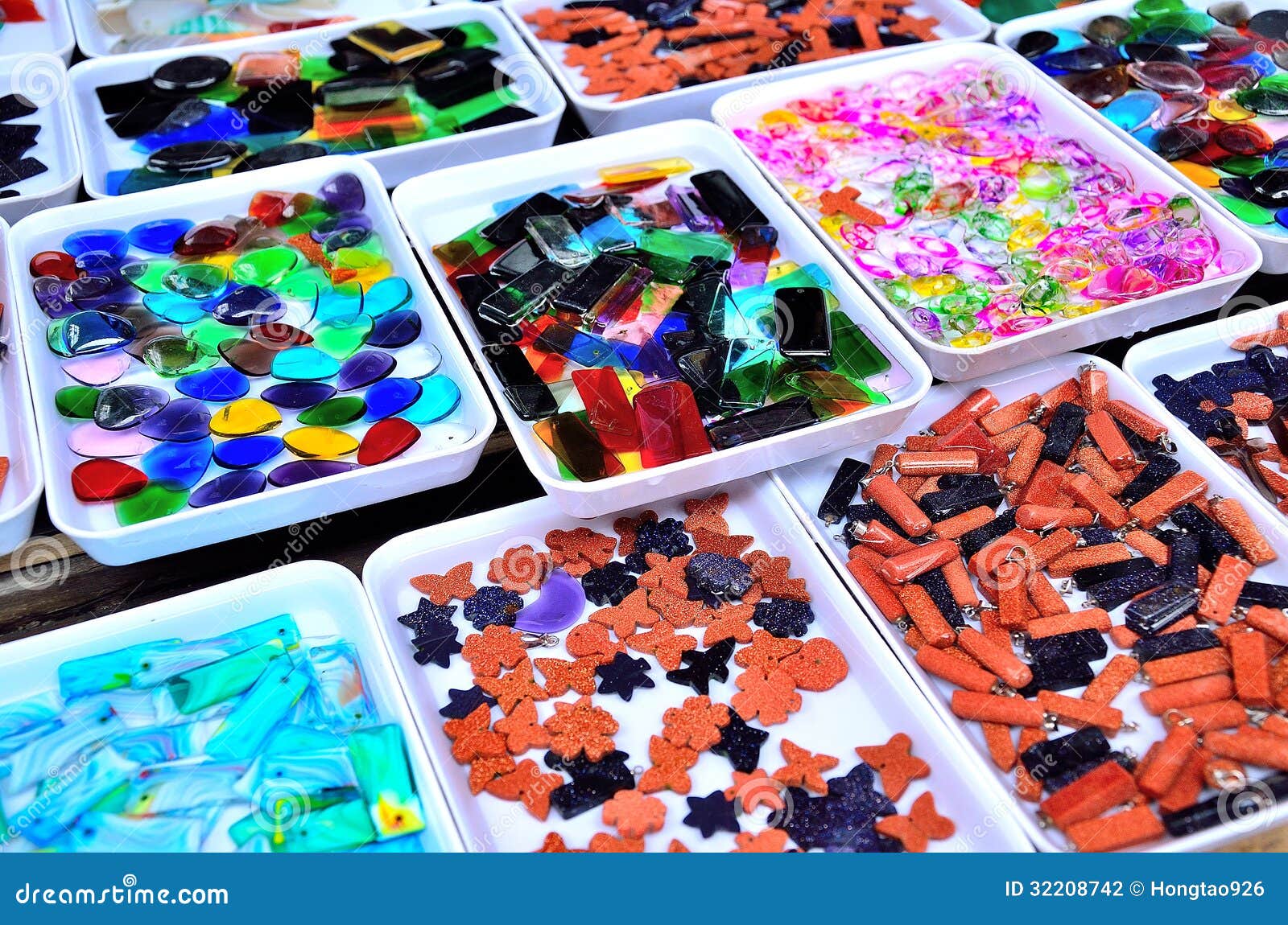 Beautiful Crystal Accessories Stock Photo - Image of beauty, gift: 32208742