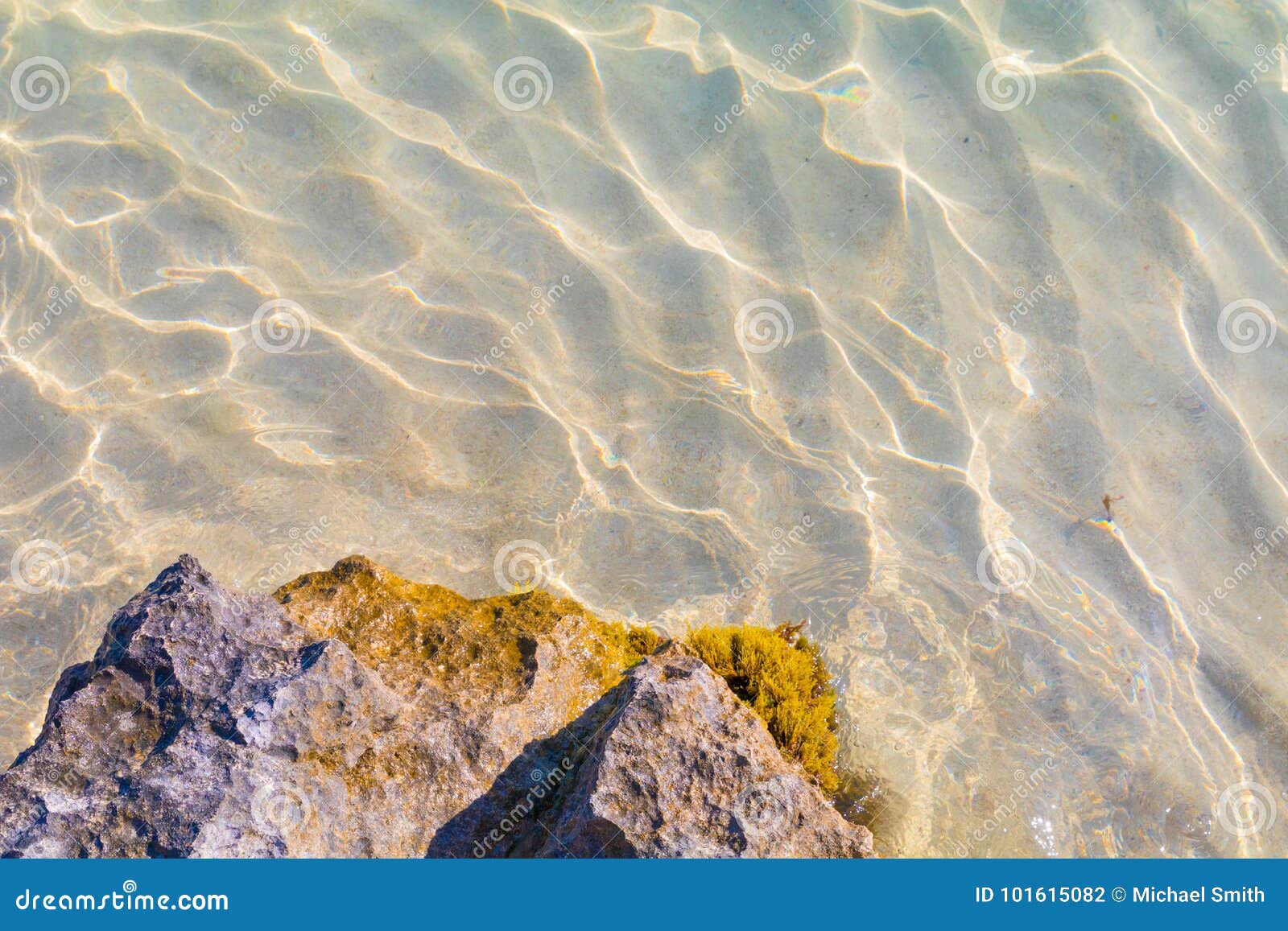 Mediterranean Water Caustics Stock Photo - Image of background, clear ...
