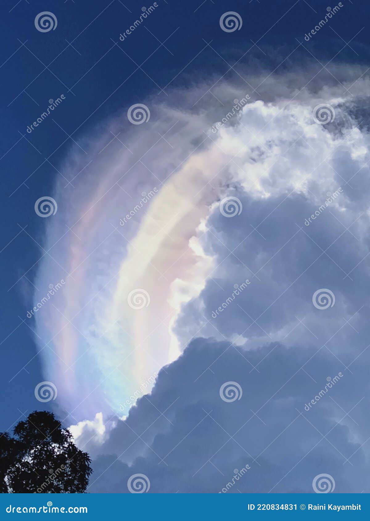 Beautiful Cumulus Cloud with Unique Shape. Stock Image - Image of storm ...