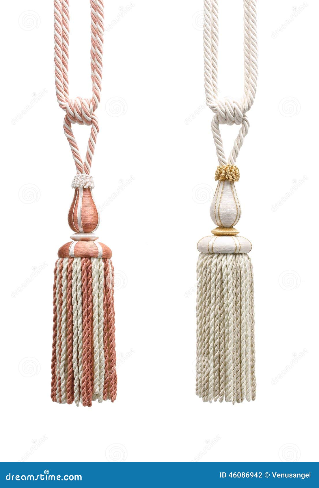 Beautiful curtain tassels stock photo. Image of path - 46086942