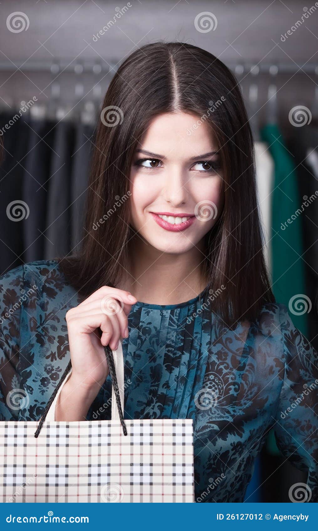 Beautiful customer stock photo. Image of choice, glad - 26127012