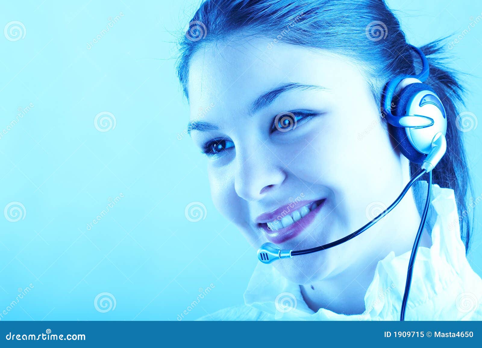 Beautiful Customer Representative Stock Image - Image of agent, help ...