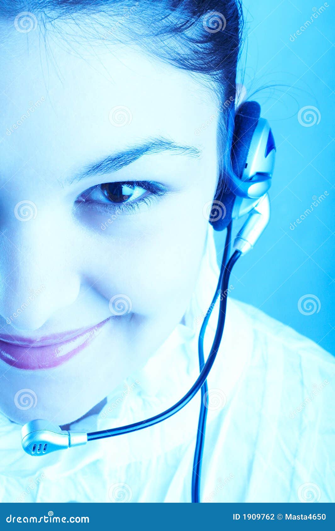 Beautiful Customer Representative Stock Photo - Image of contact ...