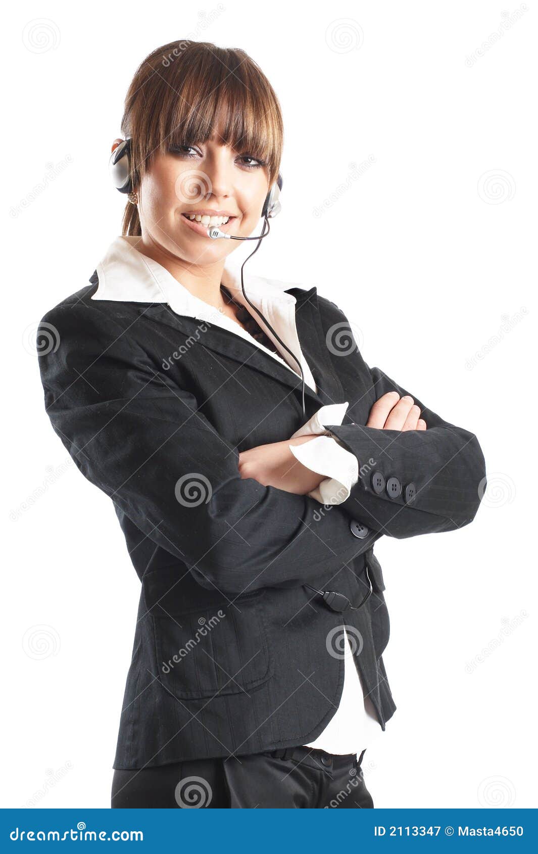 Beautiful Customer Representative Stock Image - Image of attractive ...