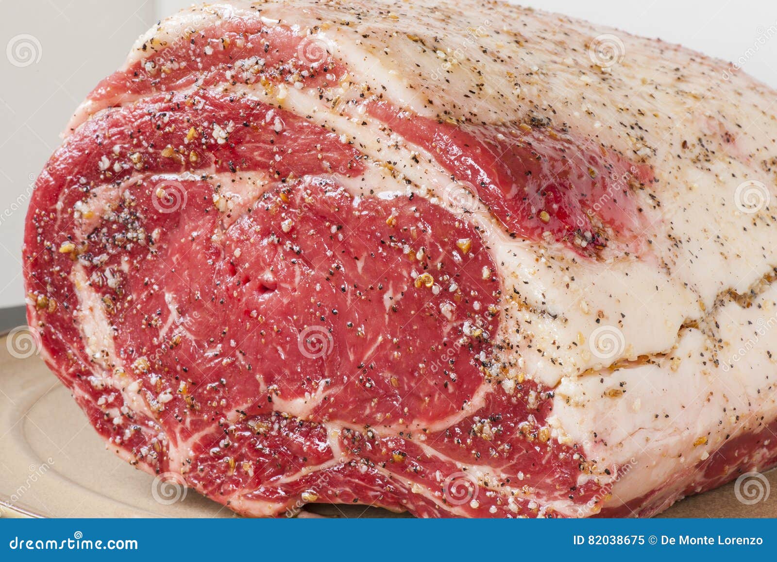 Beautiful Cut of Prime Rib Beef Stock Image - Image of roast, food ...