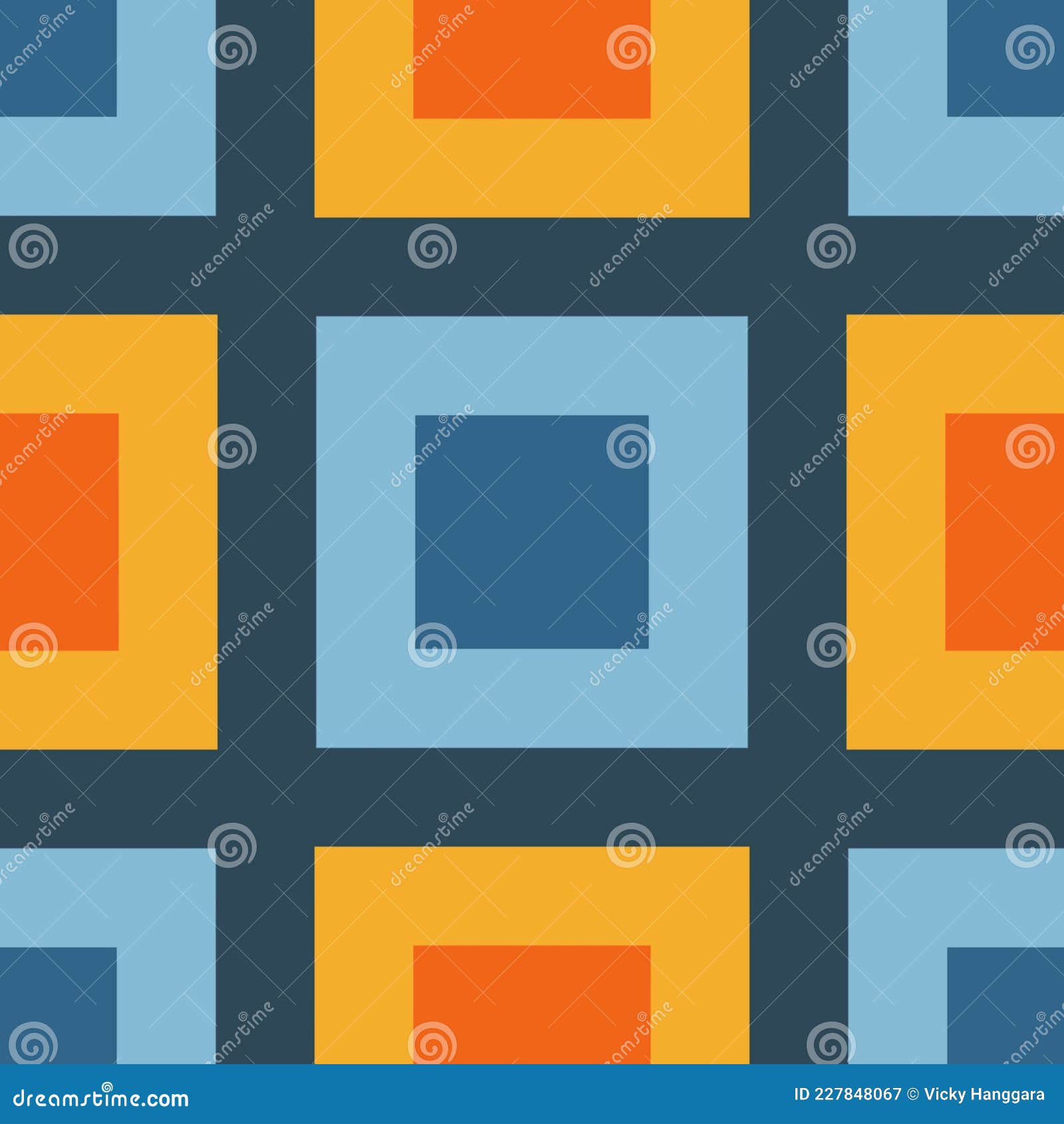 Beautiful and Cute Colorful Square Pattern Shape Background Stock ...