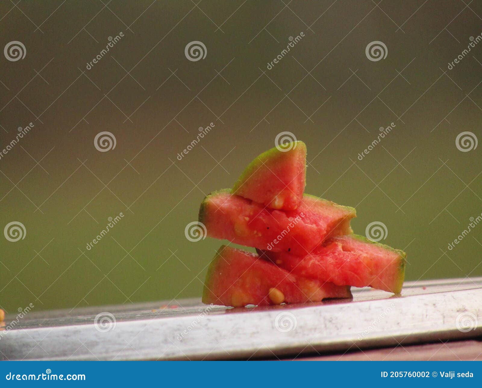 Beautiful Cute Pieces of Fruit. Stock Photo - Image of produce, leaf ...