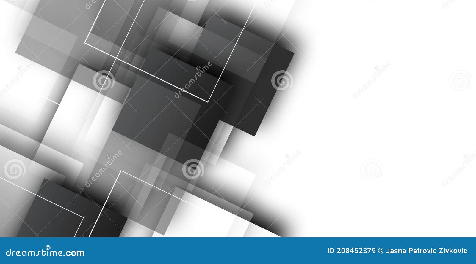 3D Abstract White Gray Square Texture Stock Illustration - Illustration ...