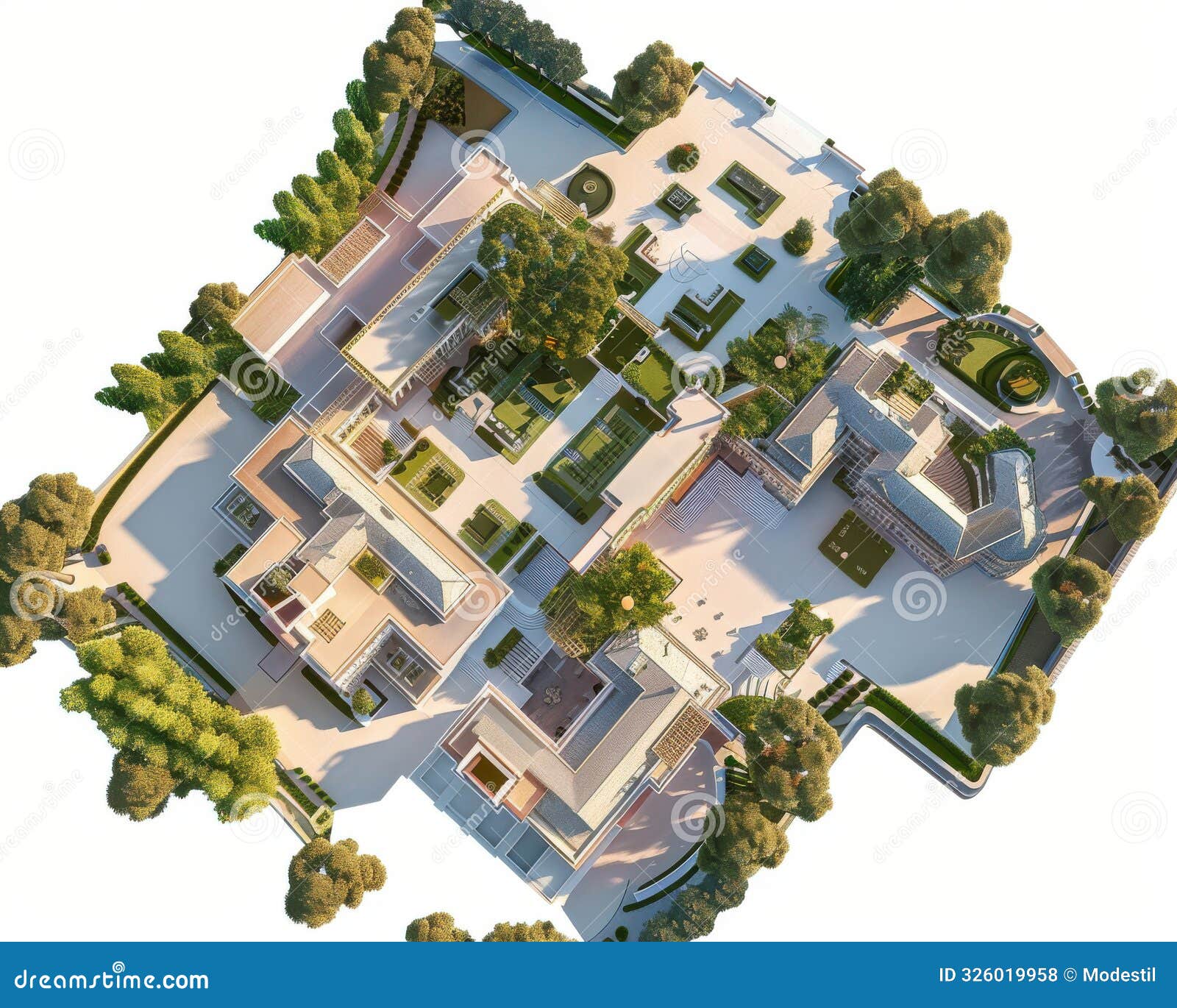 3d Generated Professional Photo of a Creative 3d Rendered Layout Plan ...