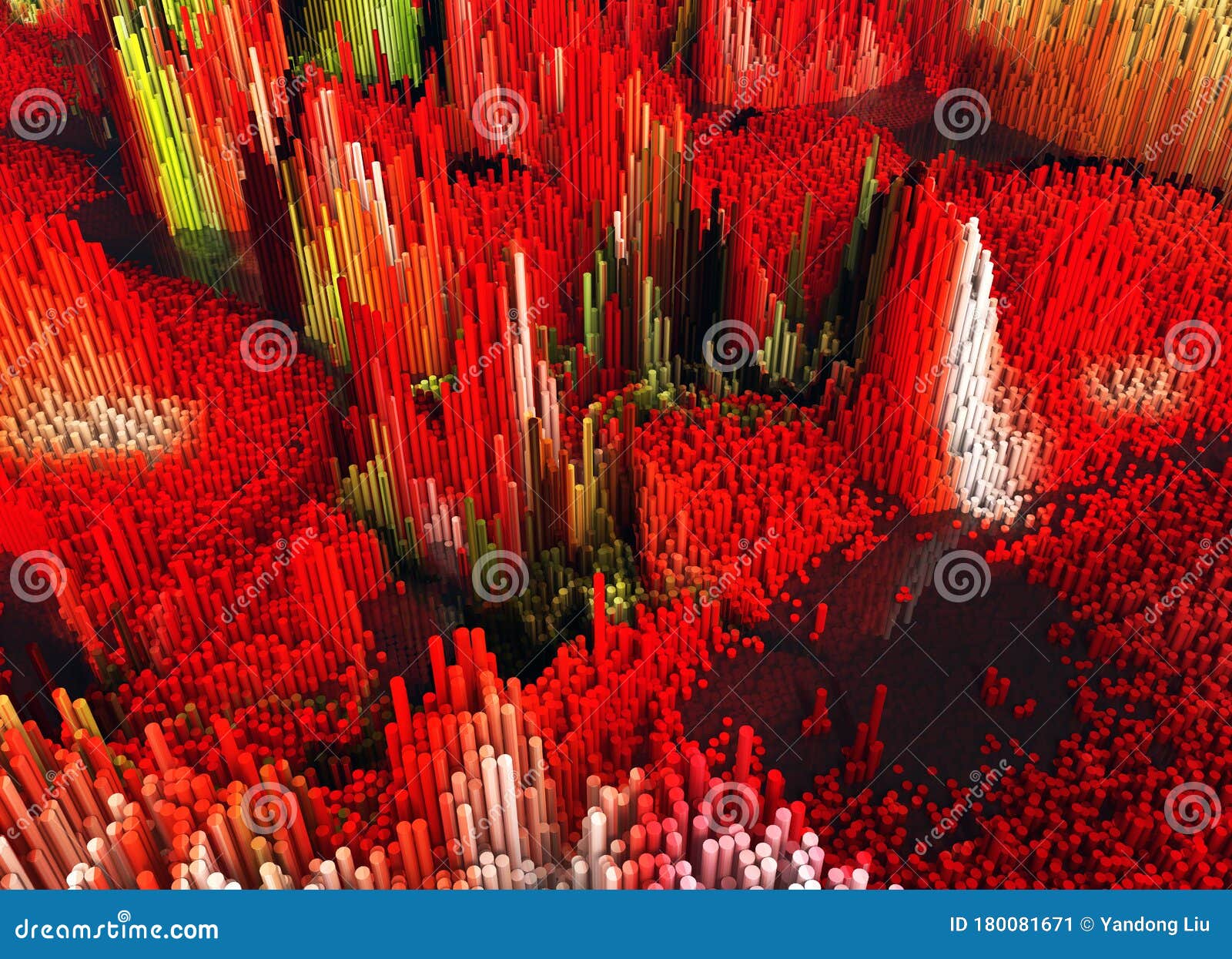 Beautiful 3D Graphics, 3D Synthetic Solid Graphics, Mountains Stock ...