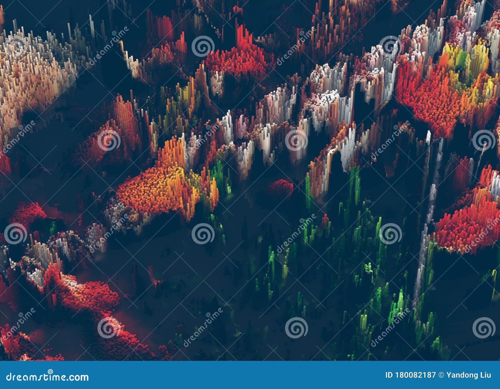 Beautiful 3D Graphics, 3D Synthetic Solid Graphics, Mountains Stock ...