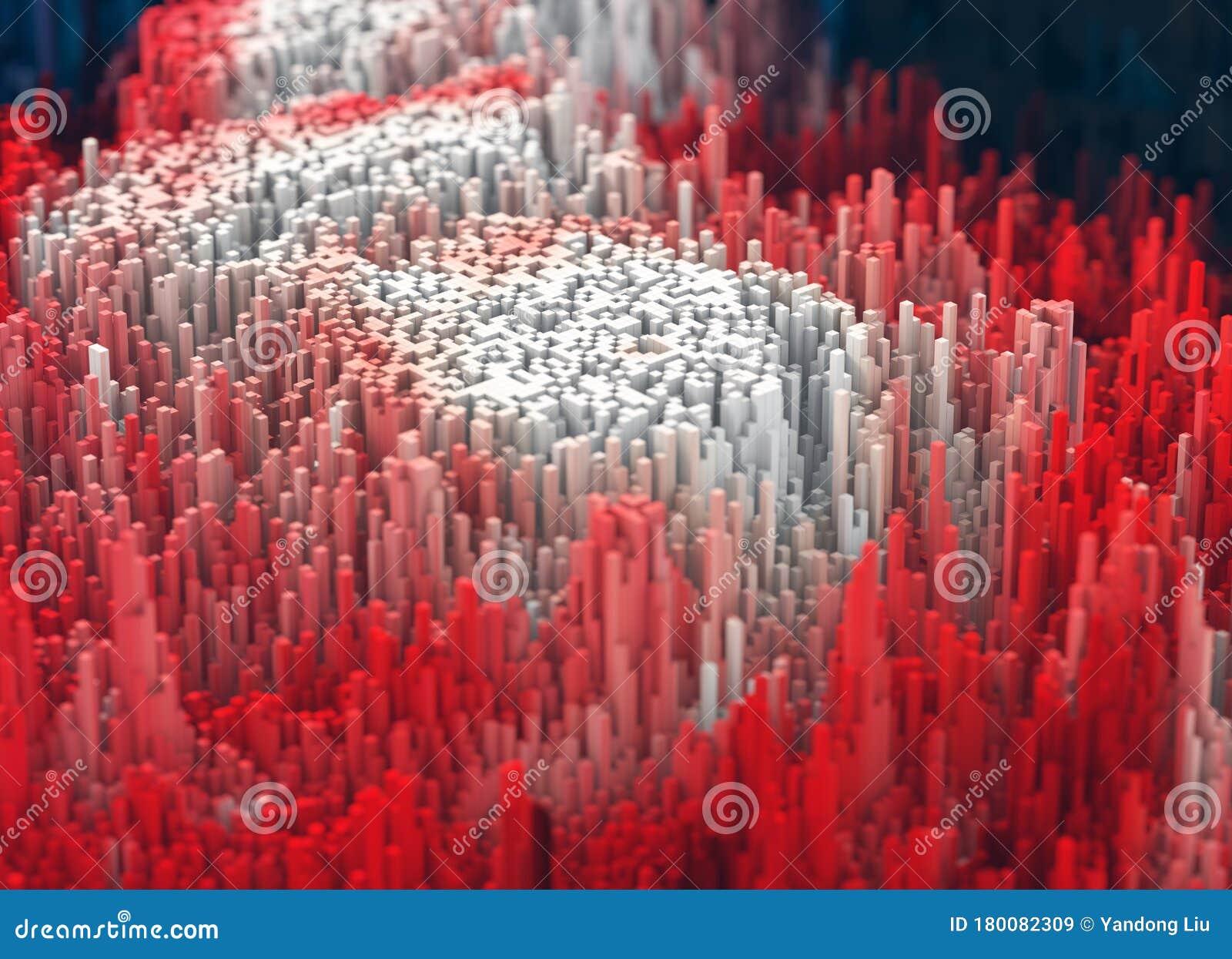 Beautiful 3D Graphics, 3D Synthetic Solid Graphics, Mountains Stock ...