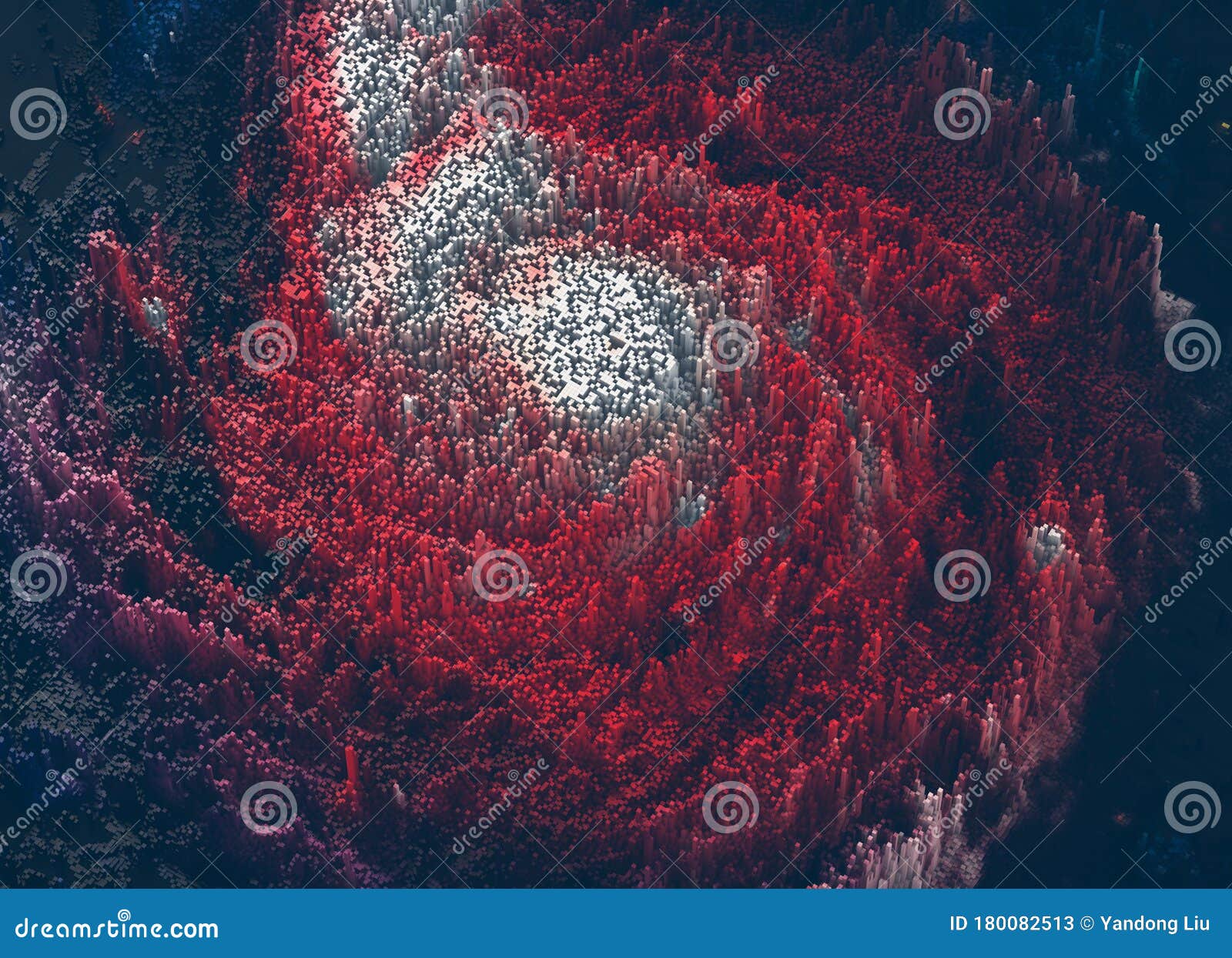 Beautiful 3D Graphics, 3D Synthetic Solid Graphics, Mountains Stock ...