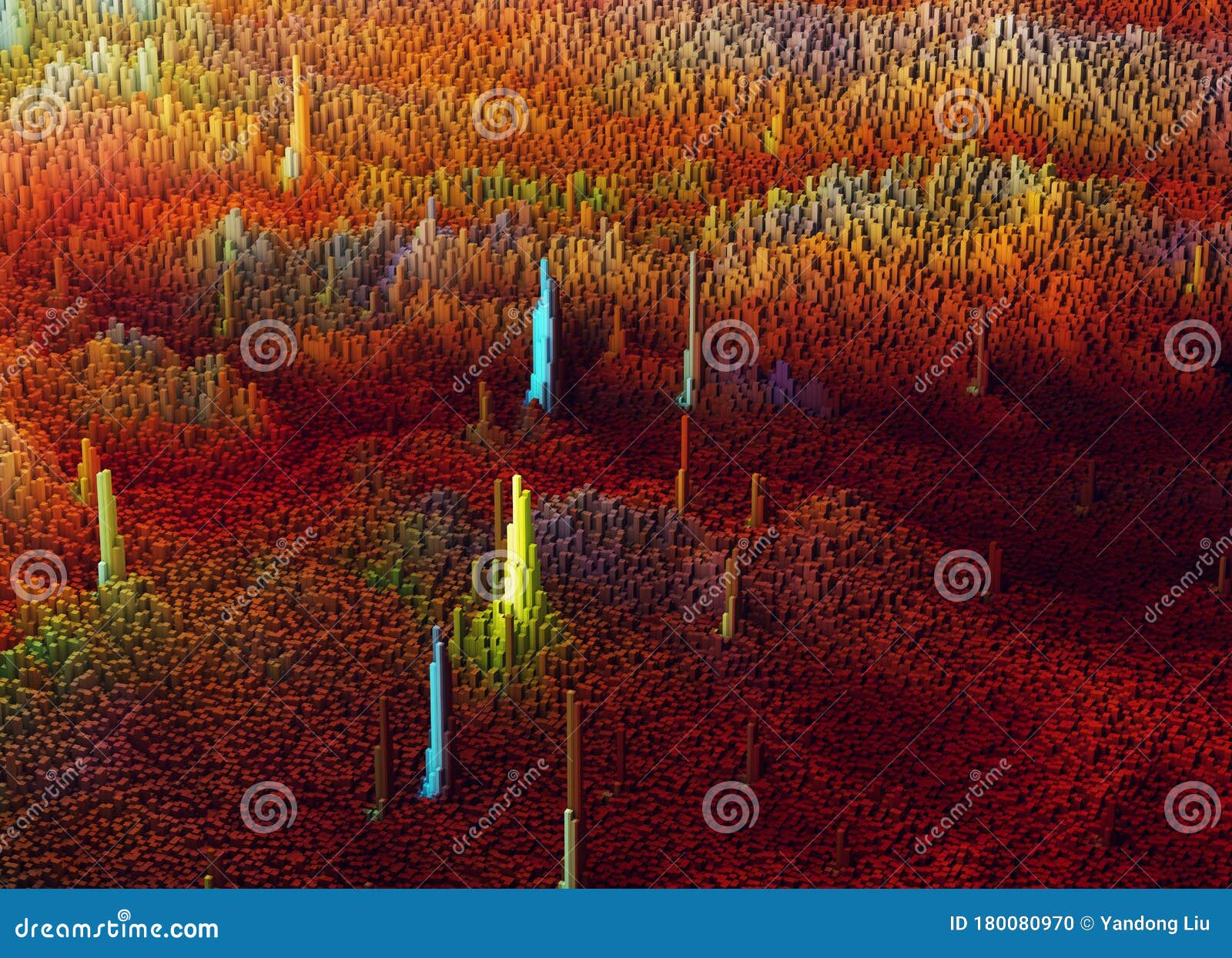 Beautiful 3D Graphics, 3D Synthetic Solid Graphics, Mountains Stock ...