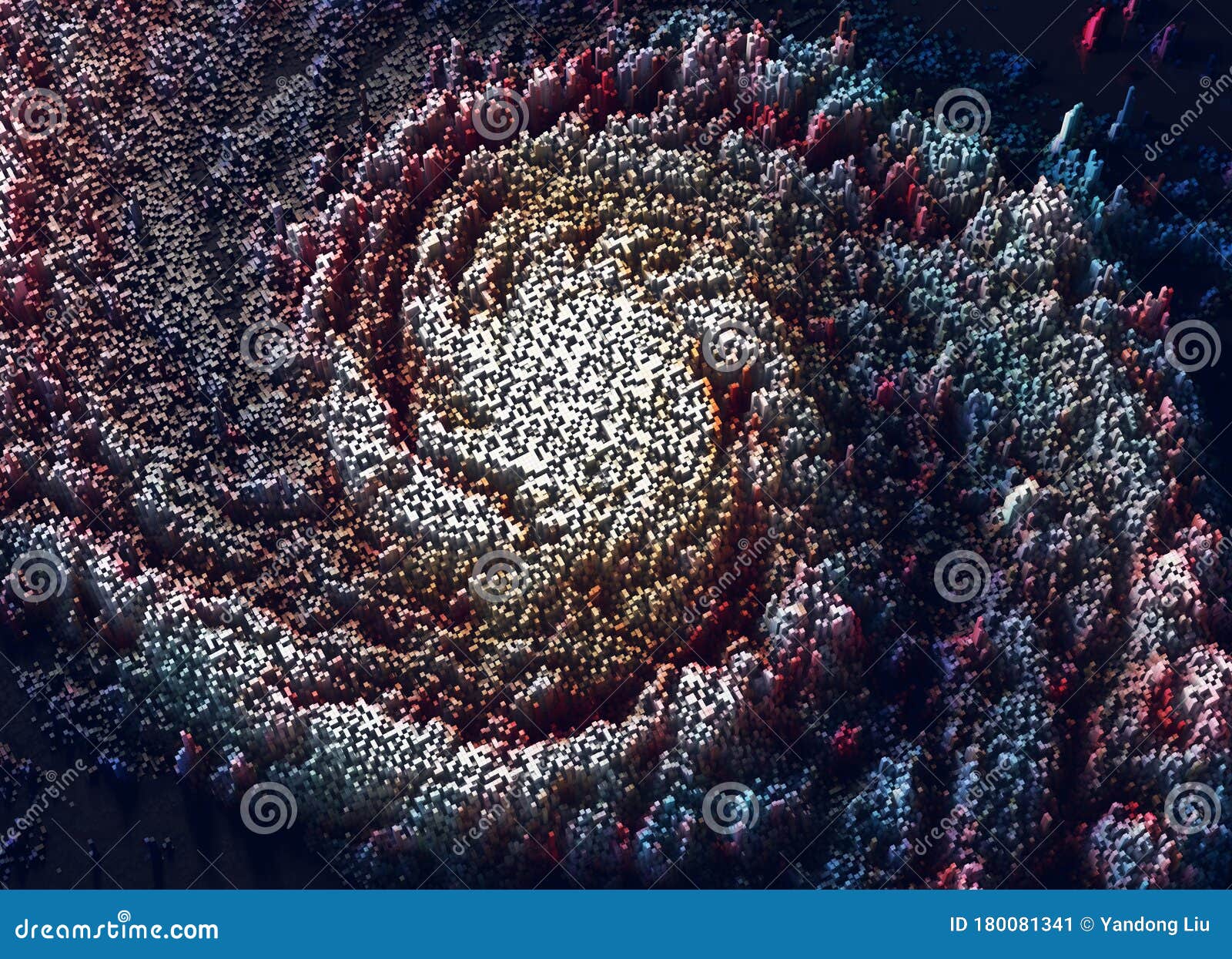 Beautiful 3D Graphics, 3D Synthetic Solid Graphics, Mountains Stock ...