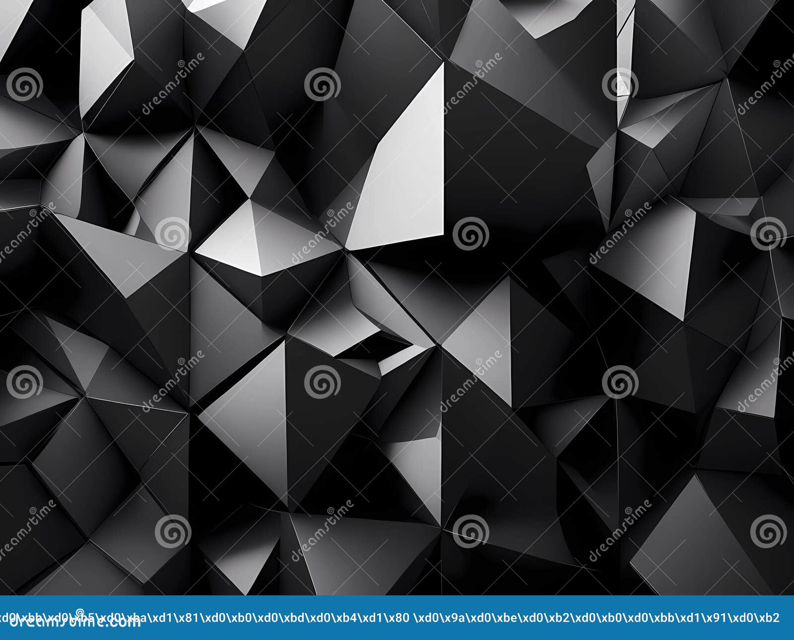 Beautiful 3d Low Poly Structure for Art Design Stock Illustration ...