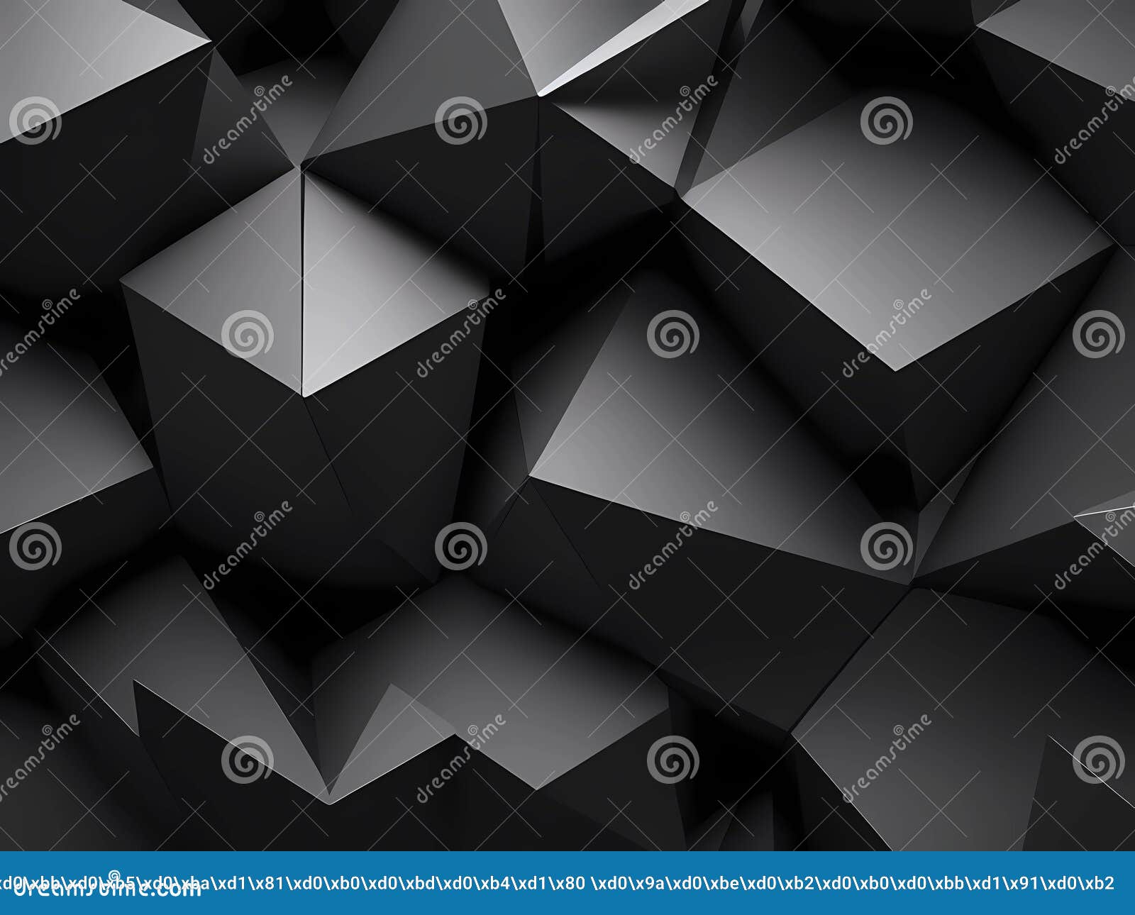 Beautiful 3d Low Poly Structure for Art Design Stock Illustration ...