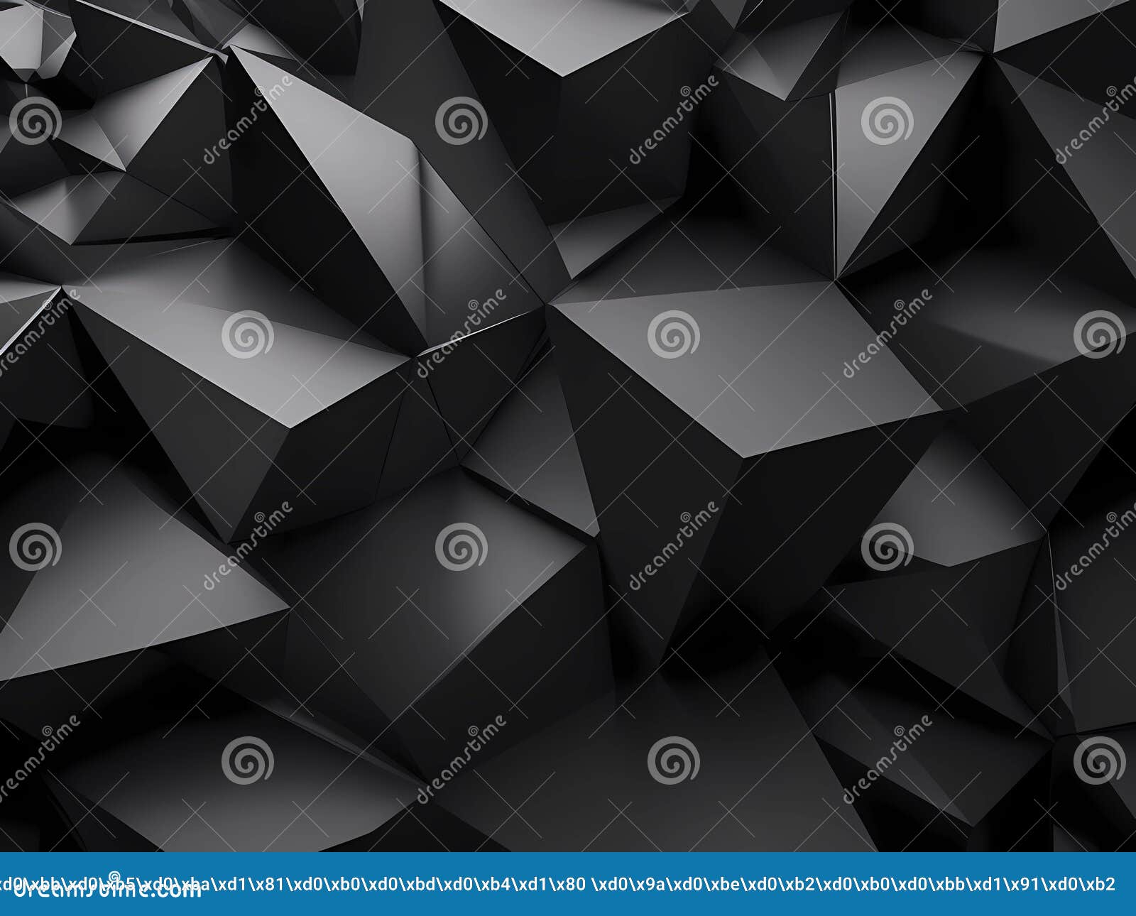 Beautiful 3d Low Poly Structure for Art Design Stock Illustration ...