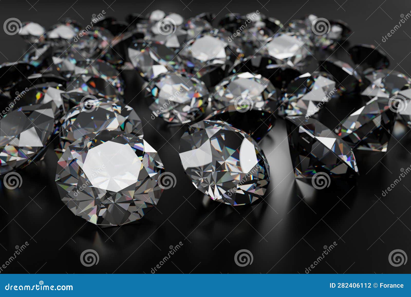 Beautiful Shiny Diamond on Light Surface Stock Illustration ...