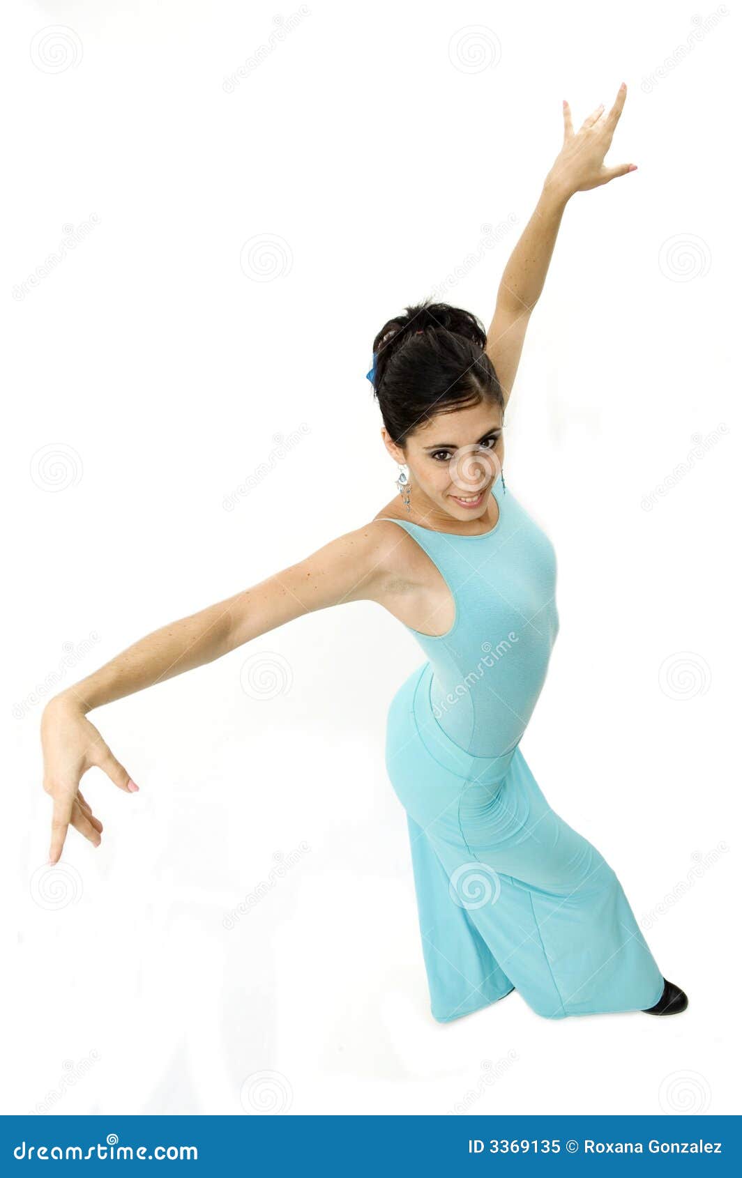 Beautiful dancer isolated stock image. Image of adult - 3369135
