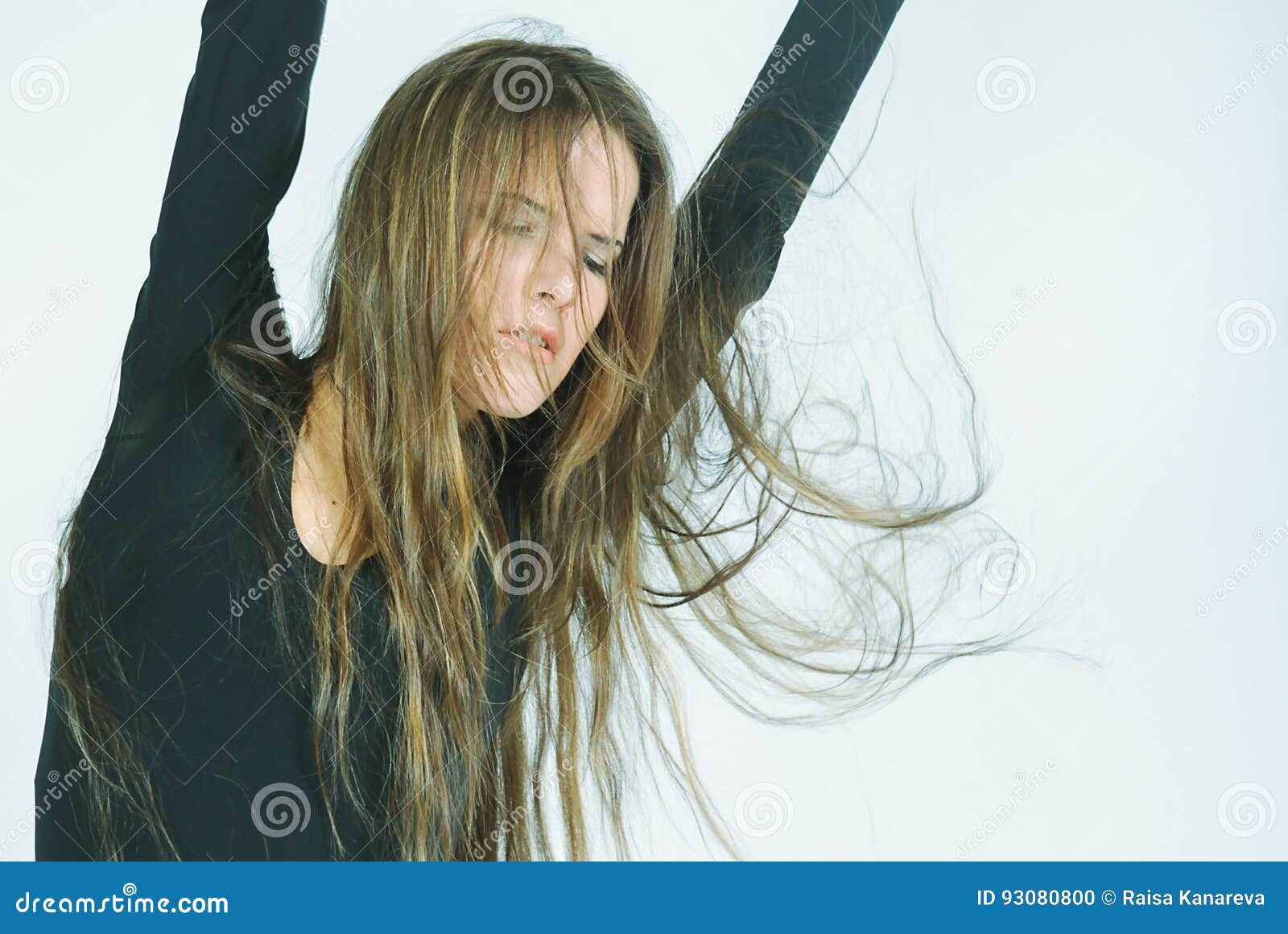 Beautiful dancer stock photo. Image of hair, aerobics - 93080800