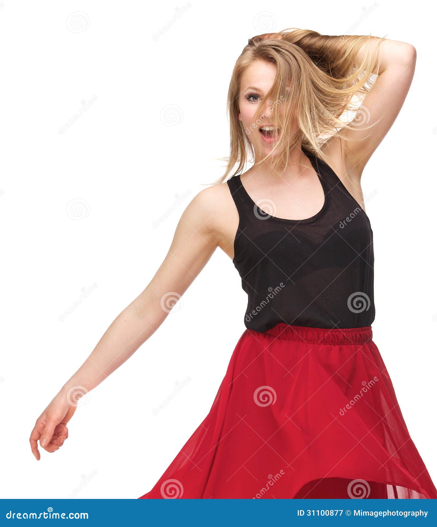 Beautiful dancer stock image. Image of attractive, lady - 31100877
