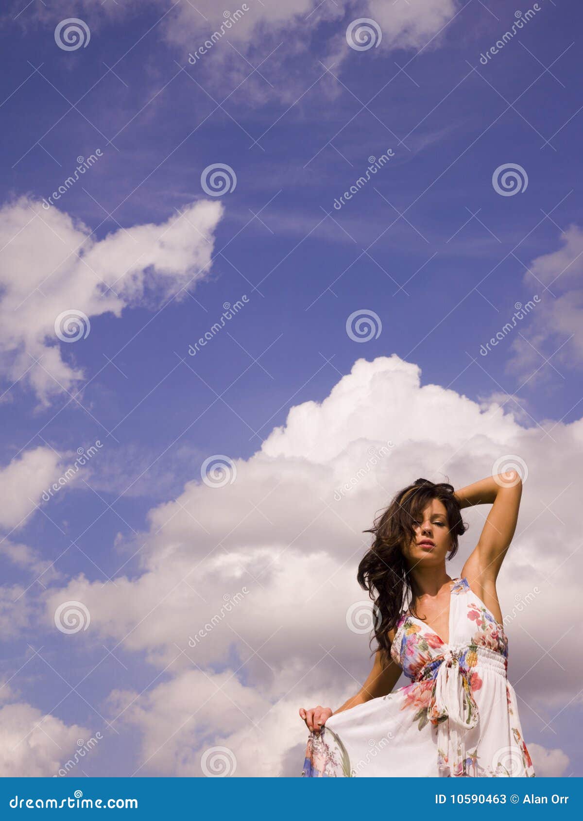 Beautiful Dancer in the Wild Outdoors Stock Image - Image of trees ...