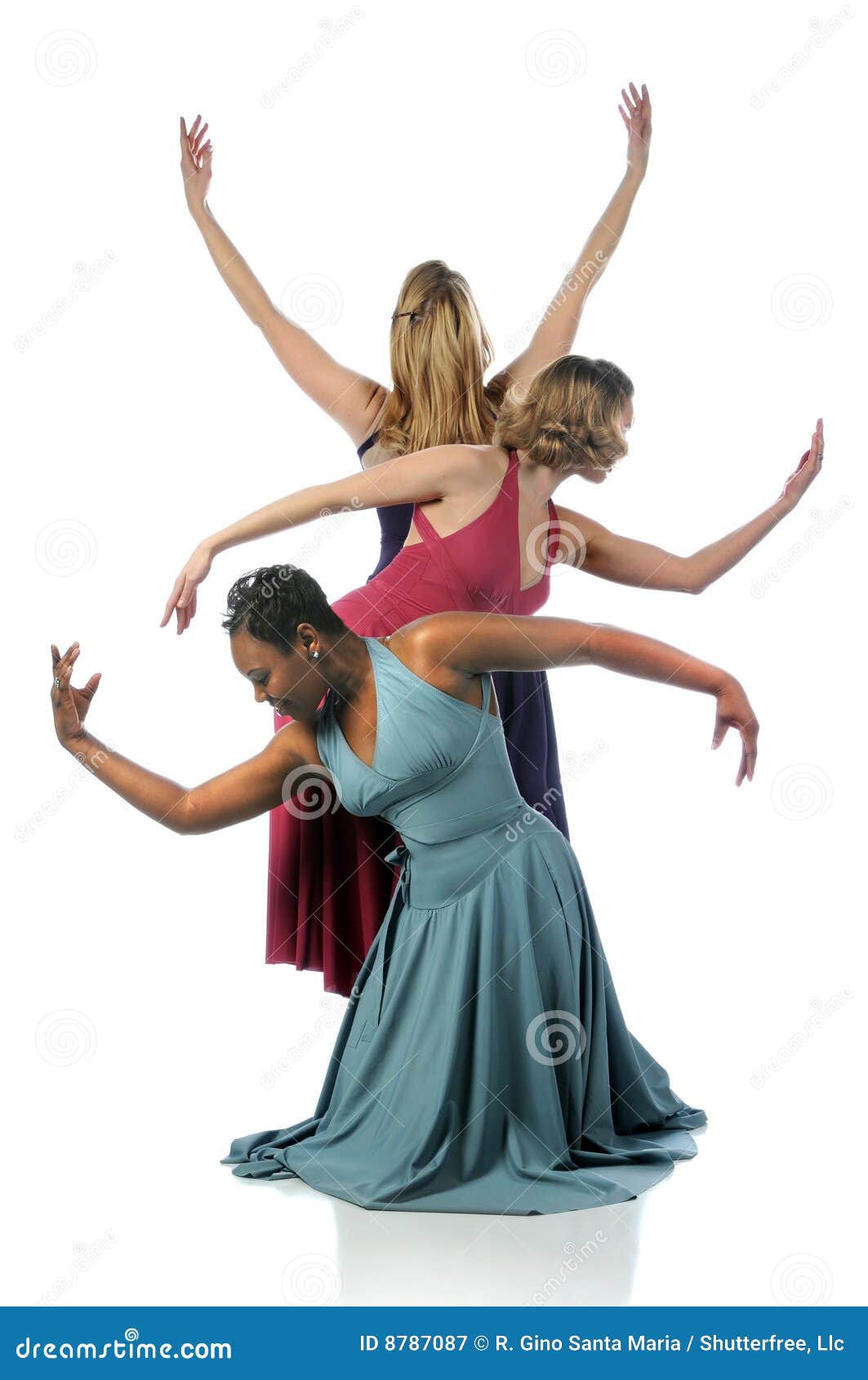 Beautiful Dancers Performing Together Stock Image - Image of diversity ...