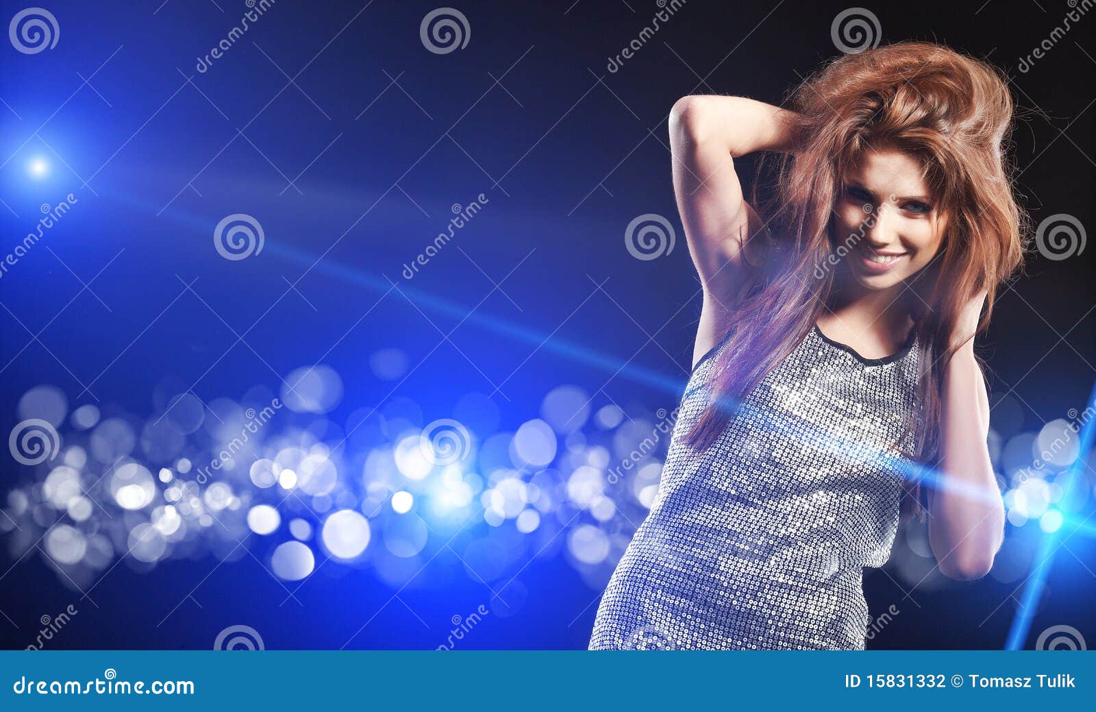 Beautiful dancing girl stock photo. Image of lady, model - 15831332