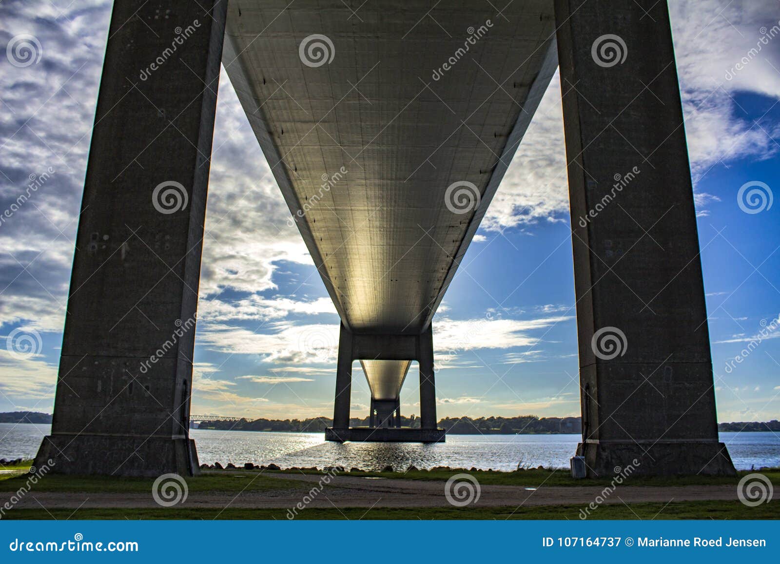 The Beautiful Danish Bridge Stock Image - Image of denmark, heritage ...
