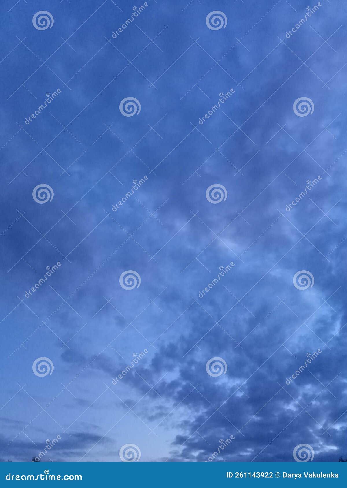 Dark blue sky stock photo. Image of wave, cloud, clouds - 261143922