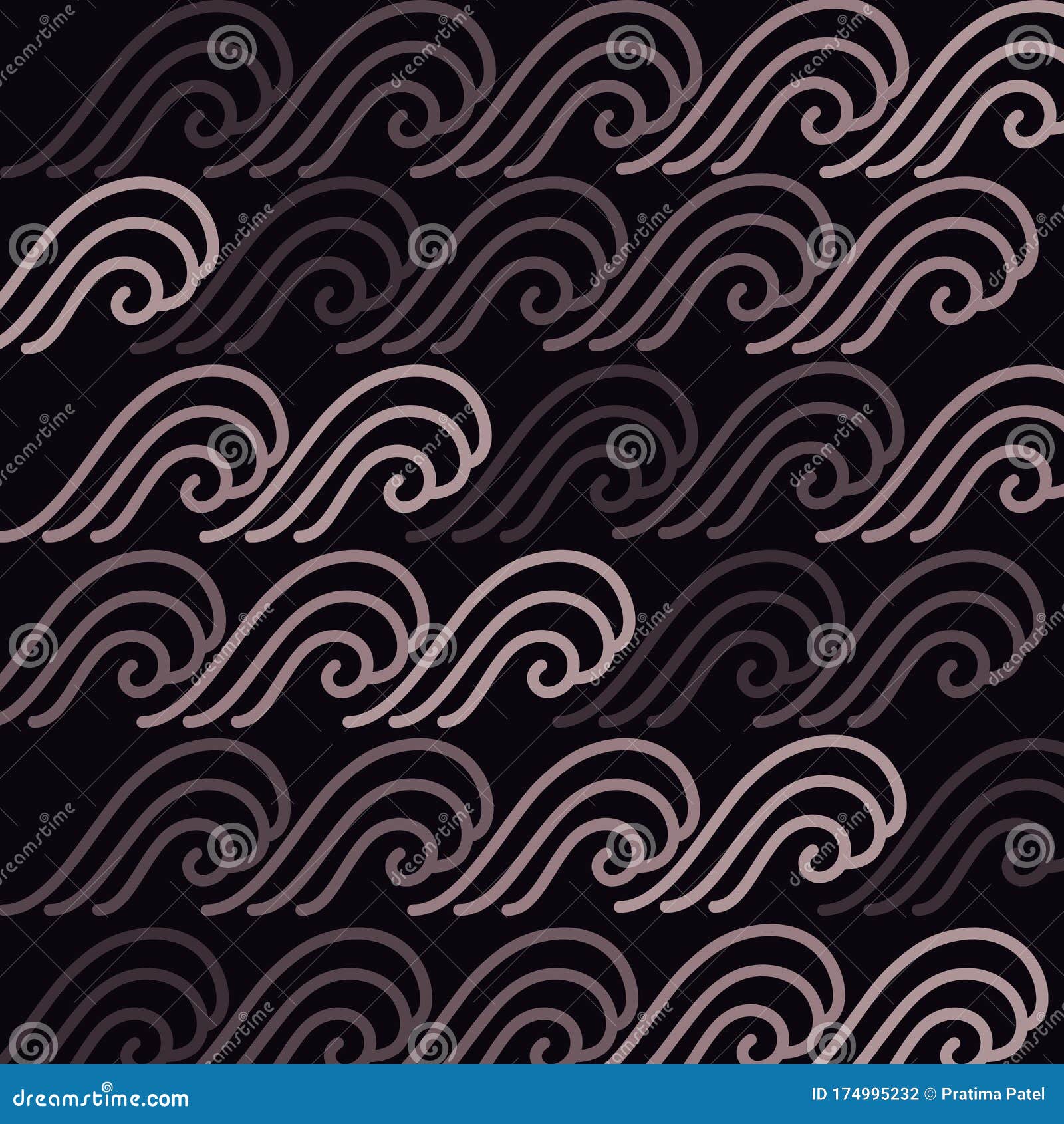 Beautiful Dark Lines Pattern Abstract Black Background, Graphic Design ...