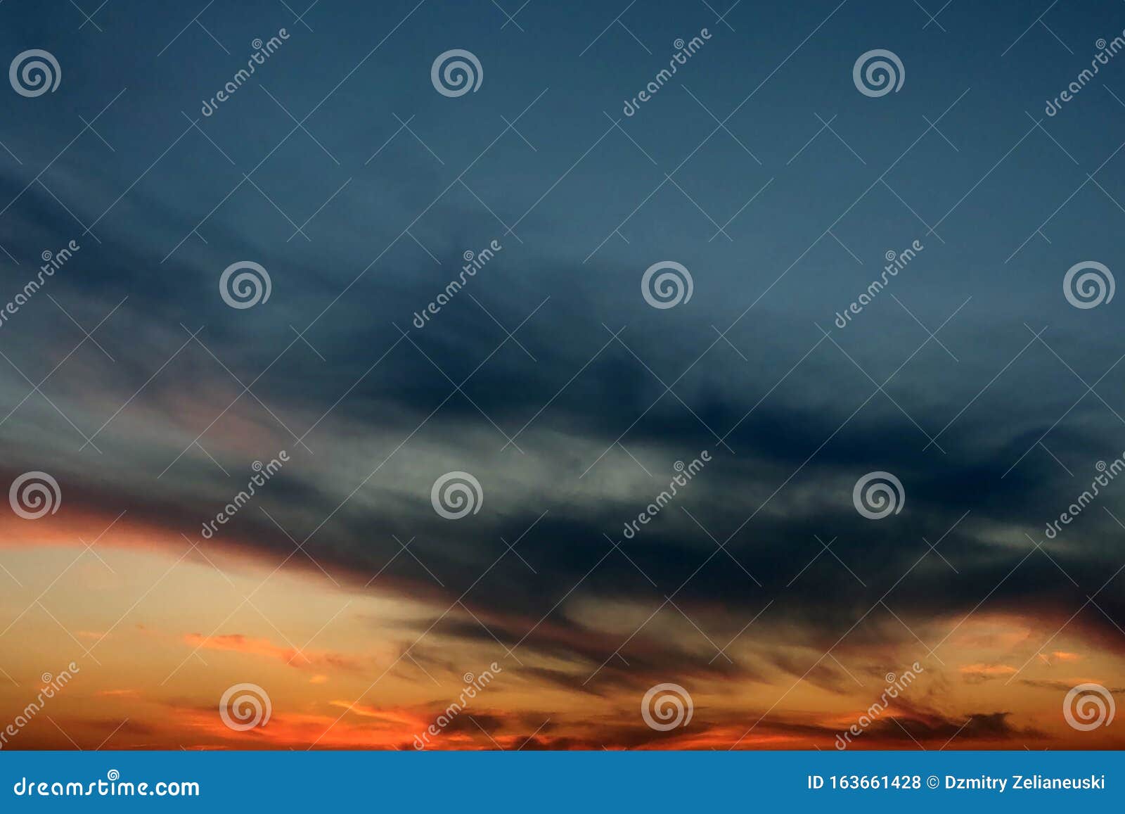 Beautiful Dark Sky during Sunset, Background, Blank for Designers Stock ...