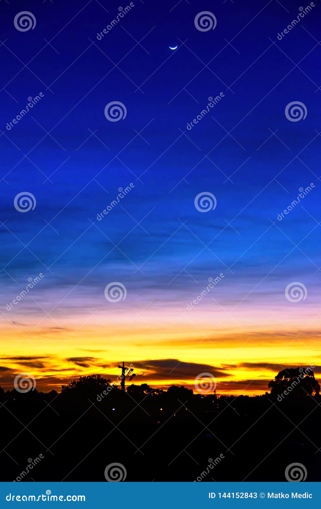 Beautiful colors of dawn stock image. Image of color - 144152843