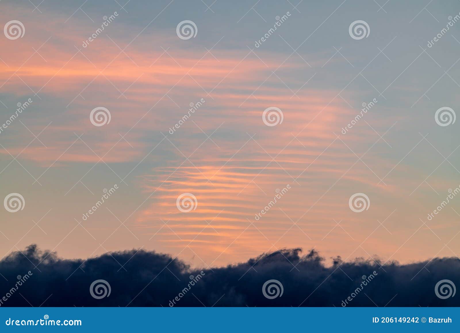 Beautiful Dawn Sky Background Stock Photo - Image of horizon, freedom ...