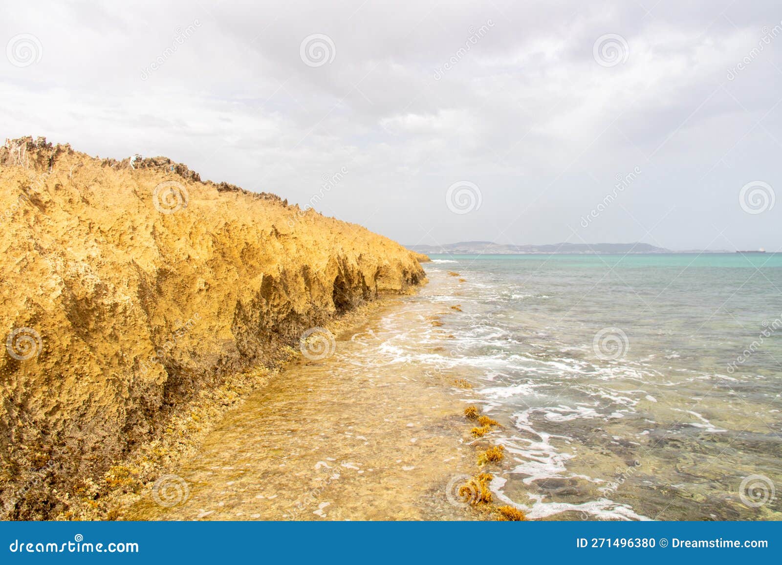 Beautiful Day on the Beach in Rimel, Bizerte, Tunisia Stock Photo ...
