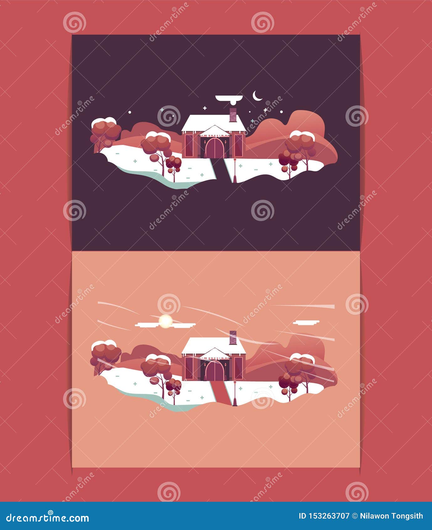 Beautiful Daytime Beach Landscape Cartoon Illustration | CartoonDealer ...