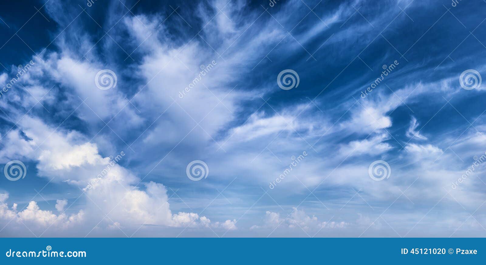 Beautiful Daytime Sky with Clouds Stock Photo - Image of climate ...